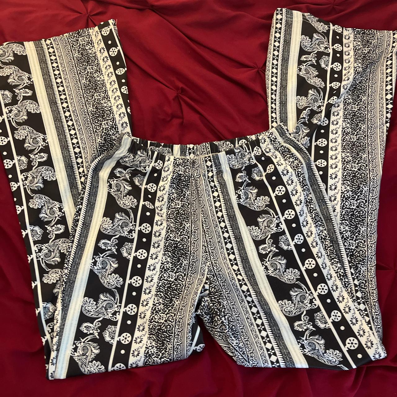 super cute petite small flare pants ‘forbidden pants’ - Depop