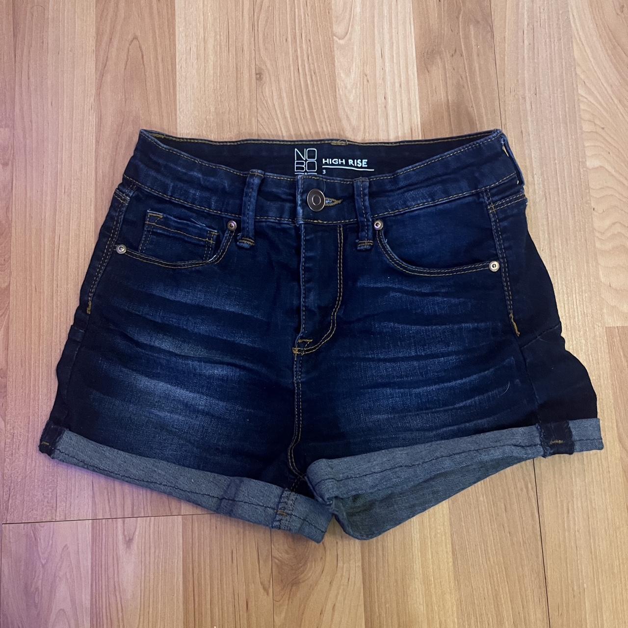 NOBO dark wash jean shorts/ So cute and trendy- No... - Depop