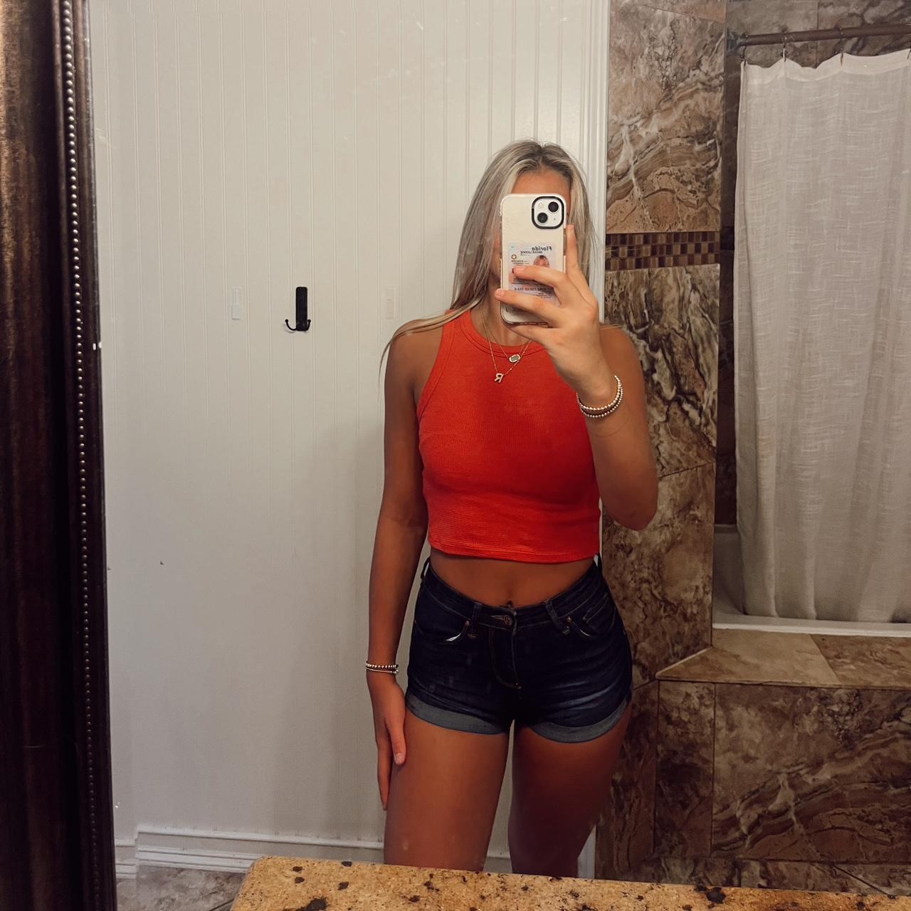 NOBO dark wash jean shorts/ So cute and trendy- No... - Depop