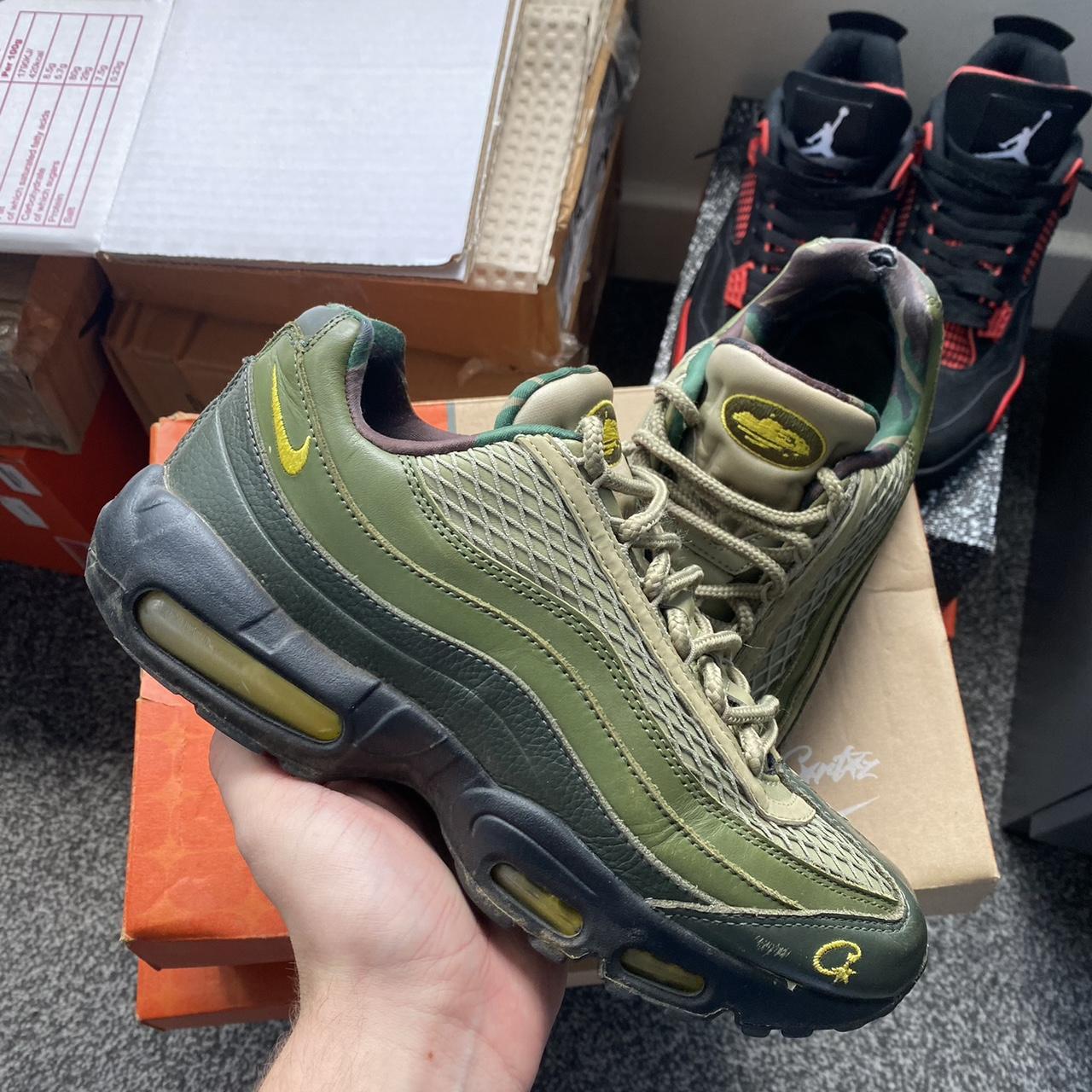 Nike air max 95 / 110 Corteiz gutta green UK7 /... - Depop