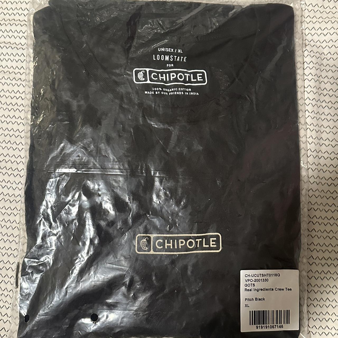 BRAND NEW 2020 Chipotle black and white crew neck... - Depop