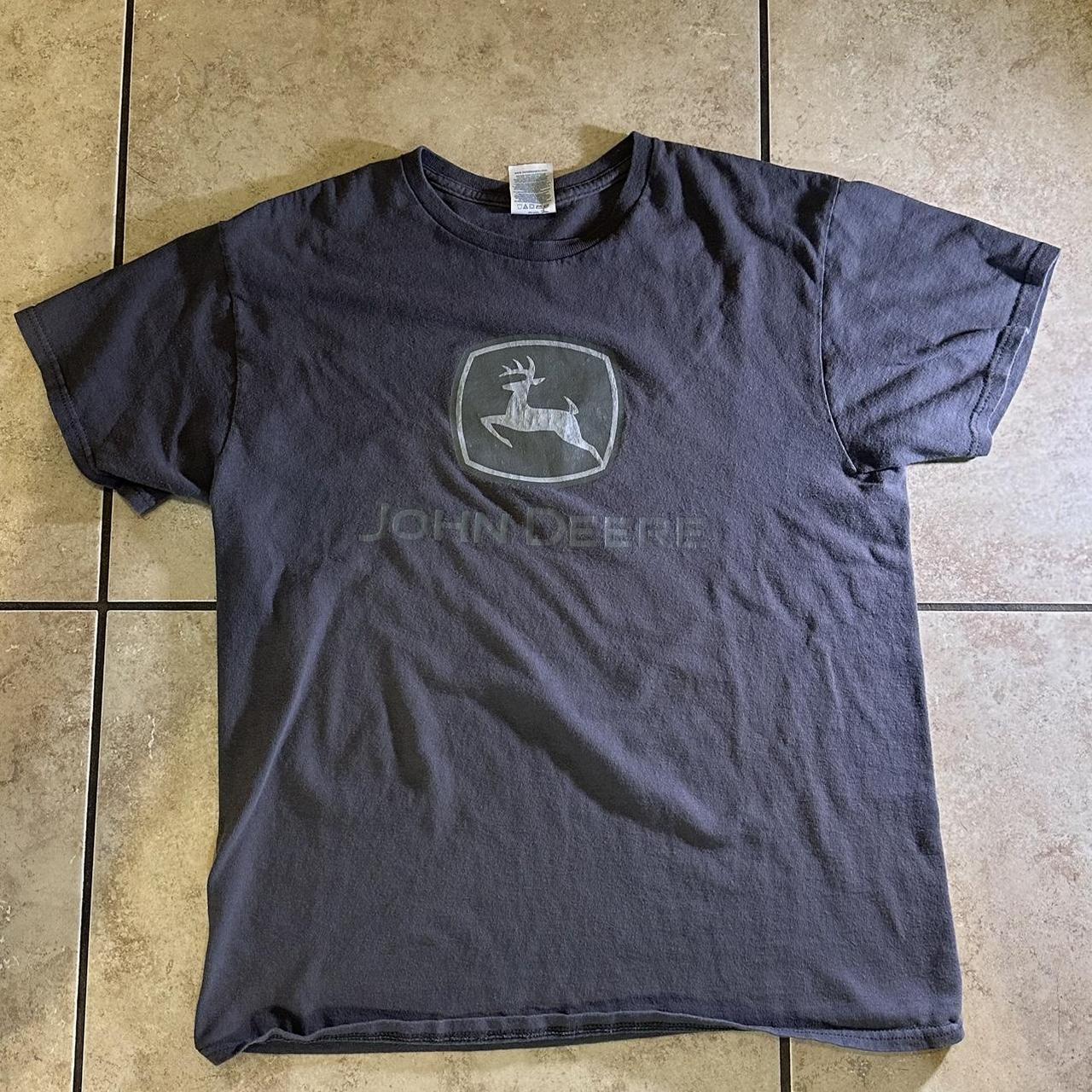 john deere shirt size medium men’s vintage - Depop