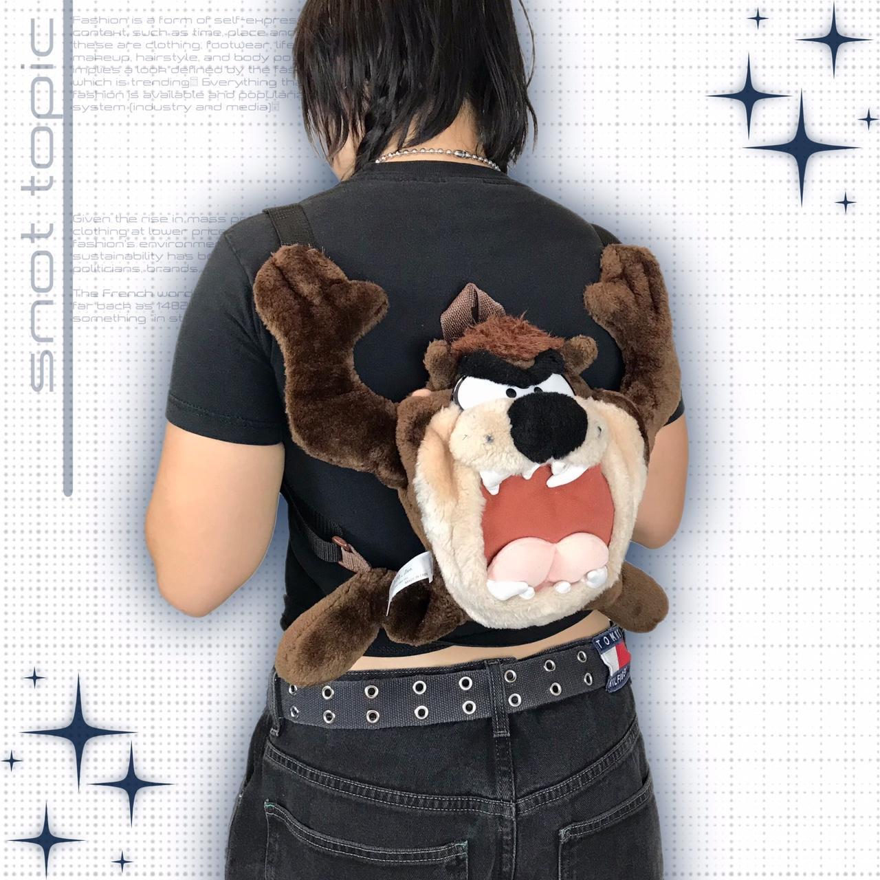 Vintage Taz Plush Backpack Looney Tunes • made in... - Depop