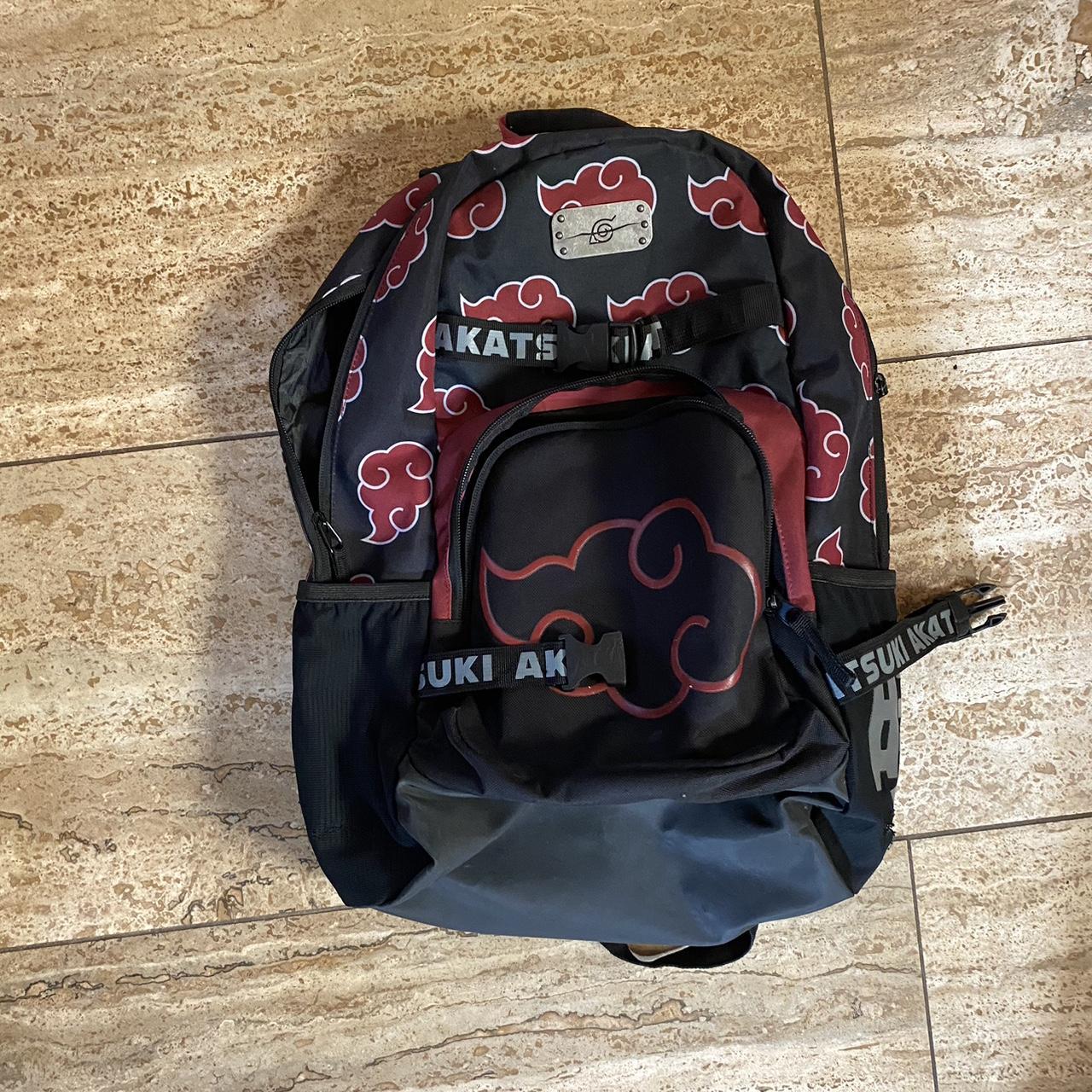 Naruto akatsuki back pack for kids Minor holes in... - Depop