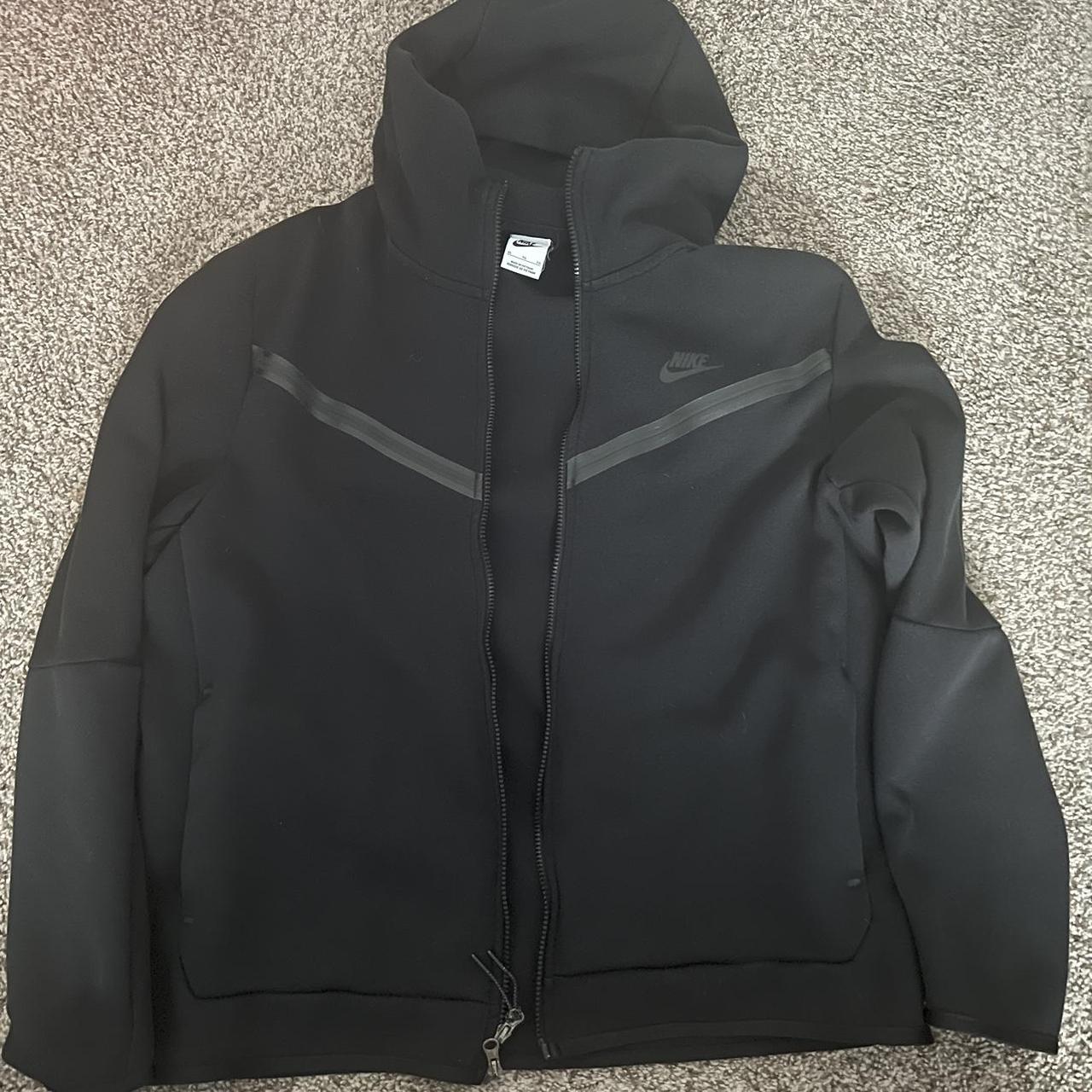 Men’s black Nike tech fleece zip up jacket #nike... - Depop