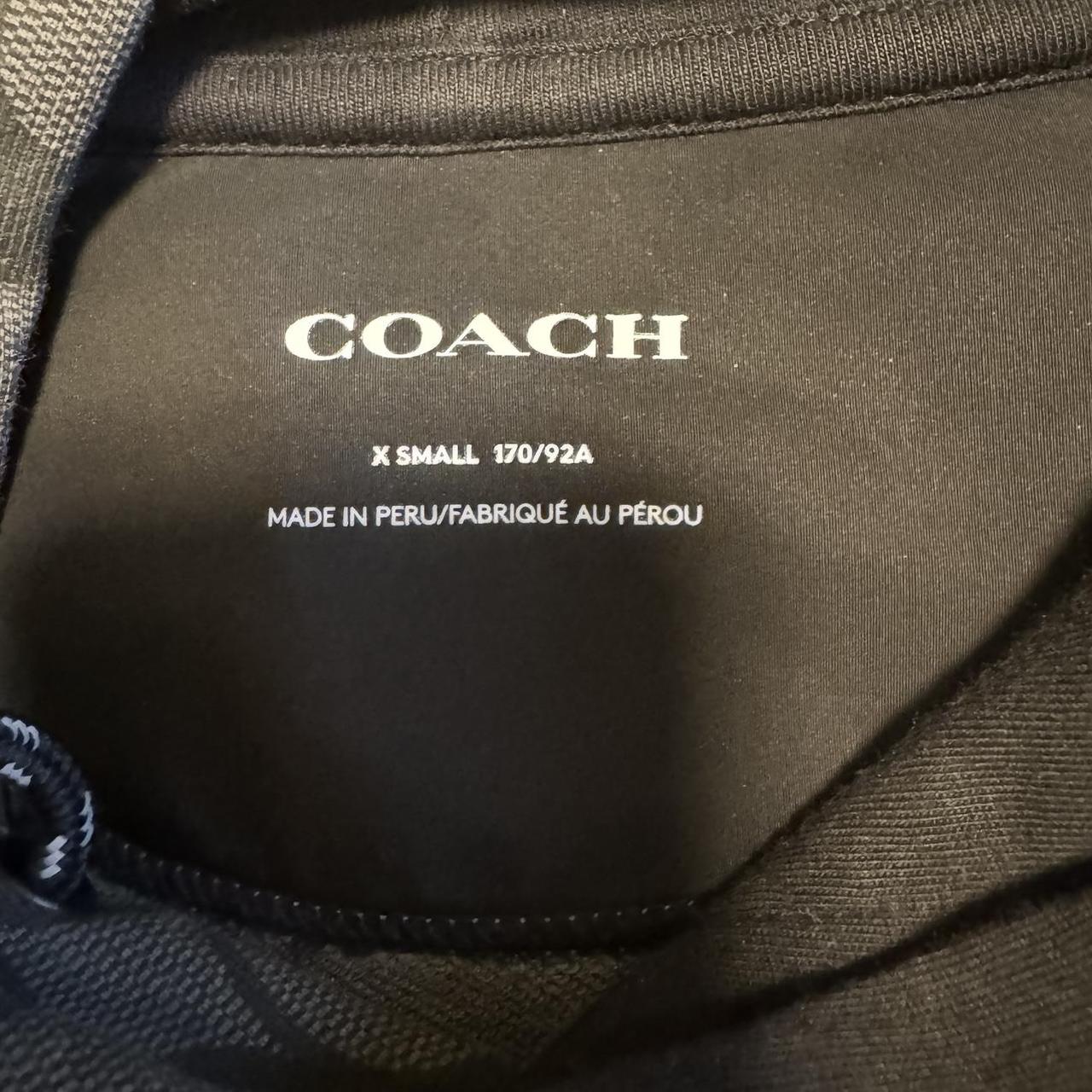 100% Authentic COACH Logo All-Over Hoodie (Fits S) - Depop