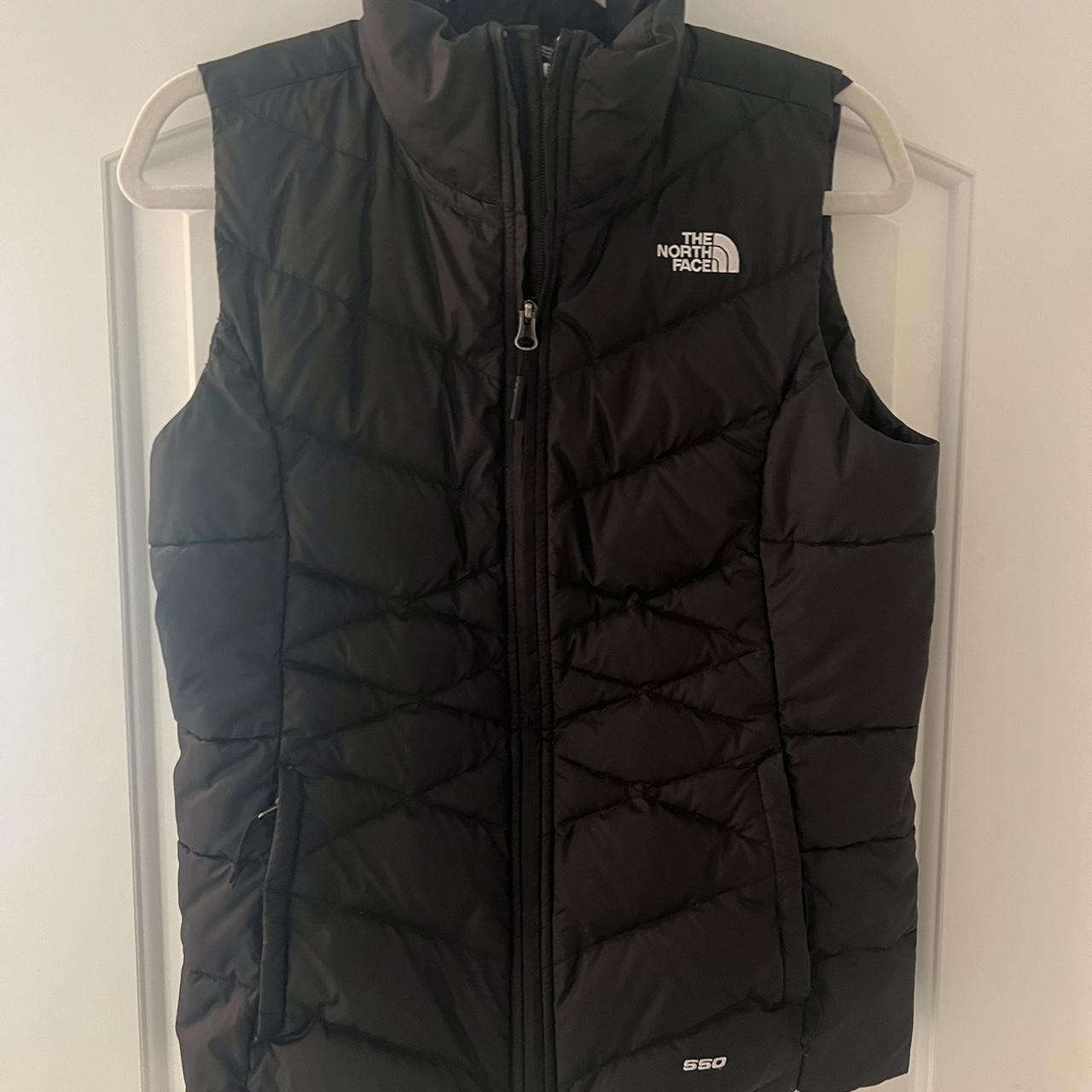 small North Face women’s black vest, worn a few times - Depop