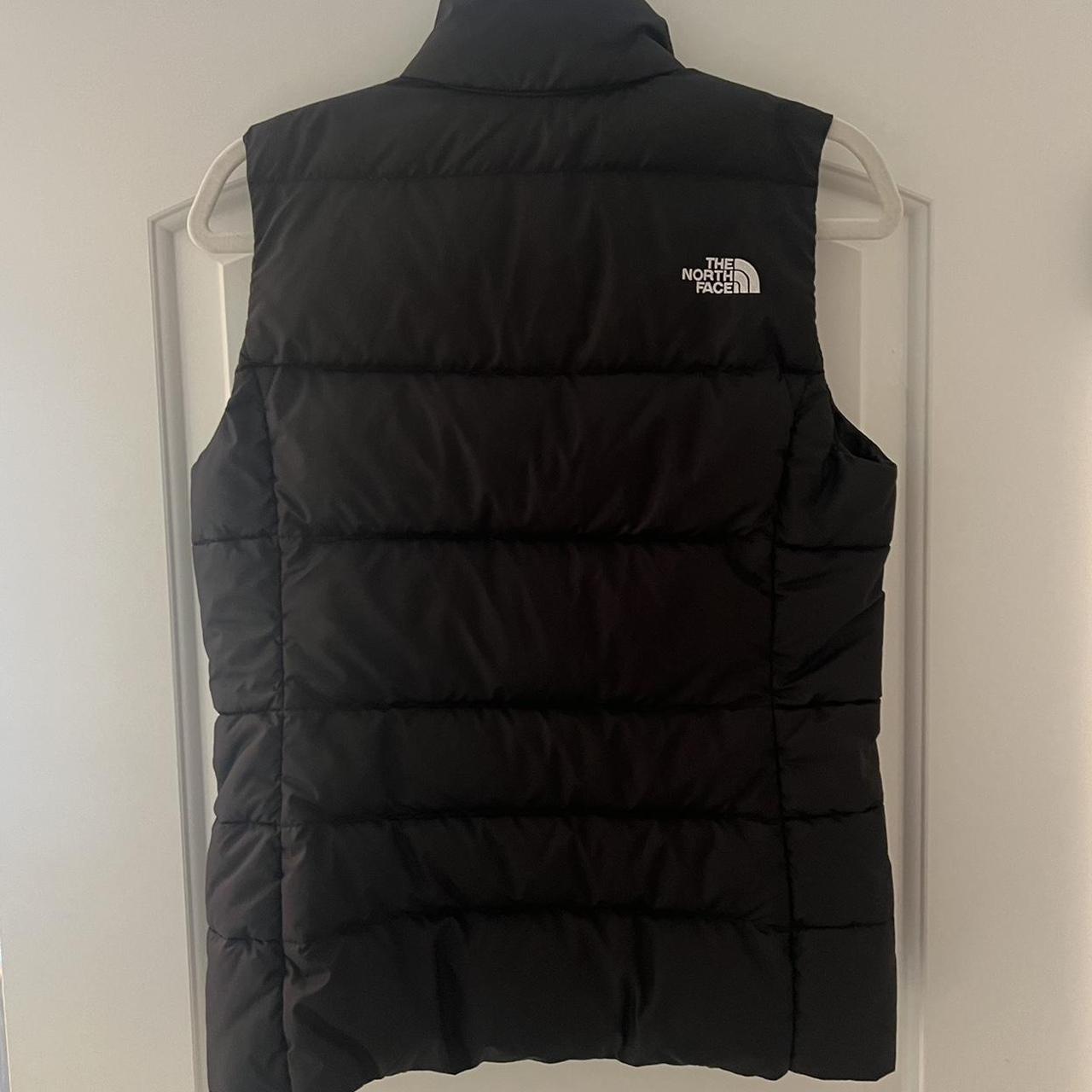 small North Face women’s black vest, worn a few times - Depop