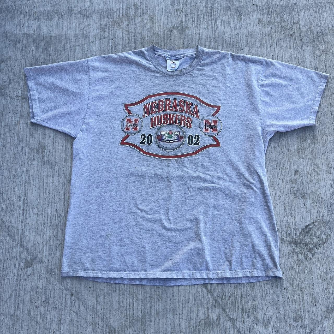 Vintage 2002 University of Nebraska Rose Bowl... - Depop