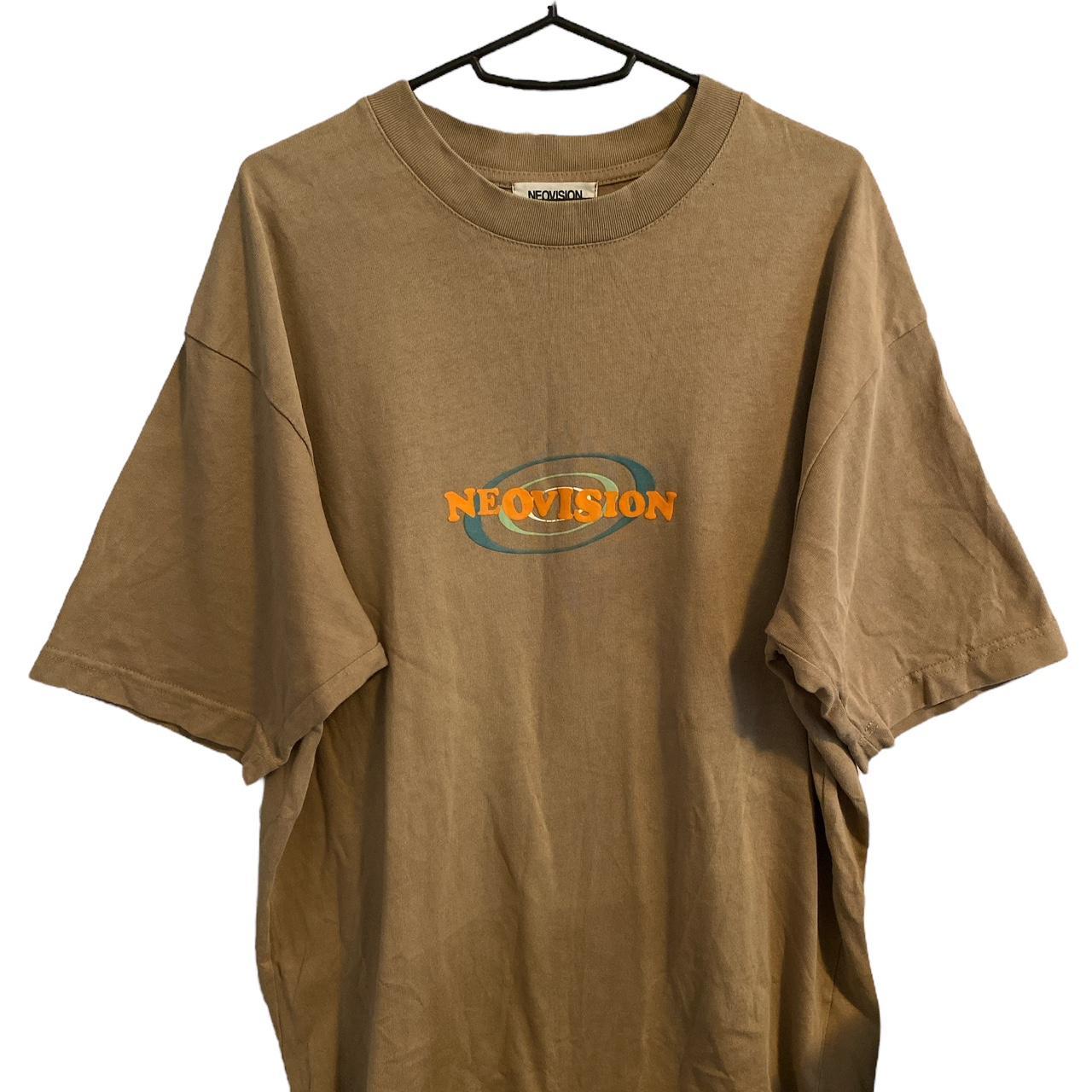 Neovision tee M brown chest 56cm, length 76cm,... | Depop
