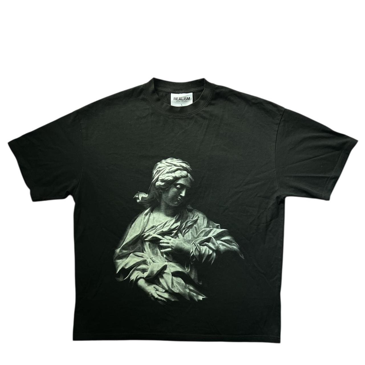 Secret Sneaker Store Realism ‘Mercy’ tee L black &... | Depop