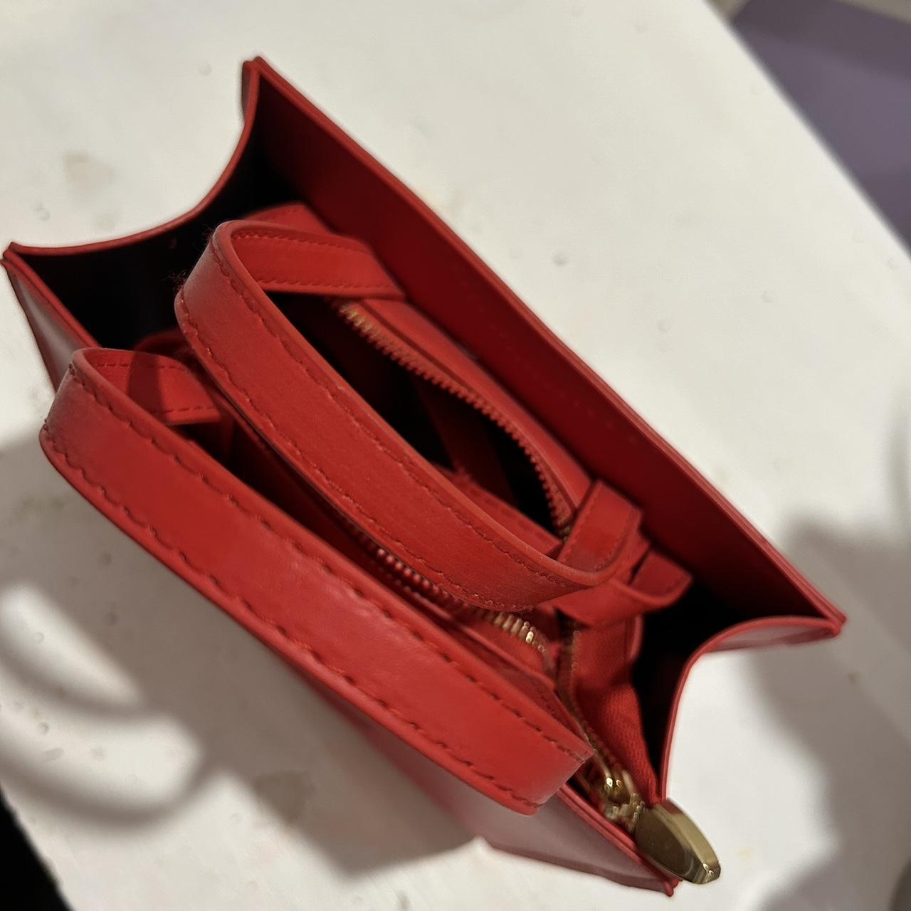 Red mini crossbody Telfar like - Depop