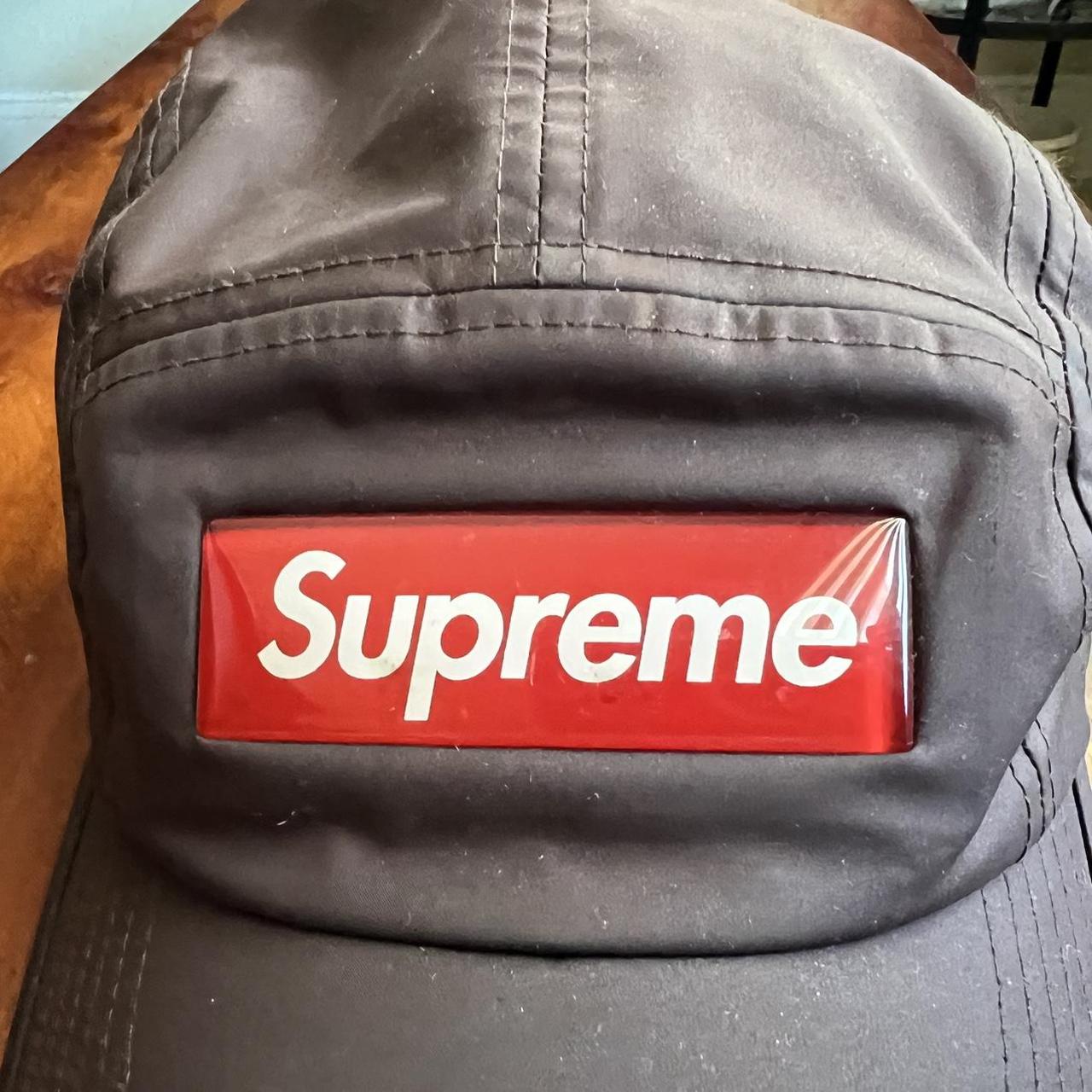 Supreme 5 panel cap burgundy - Depop