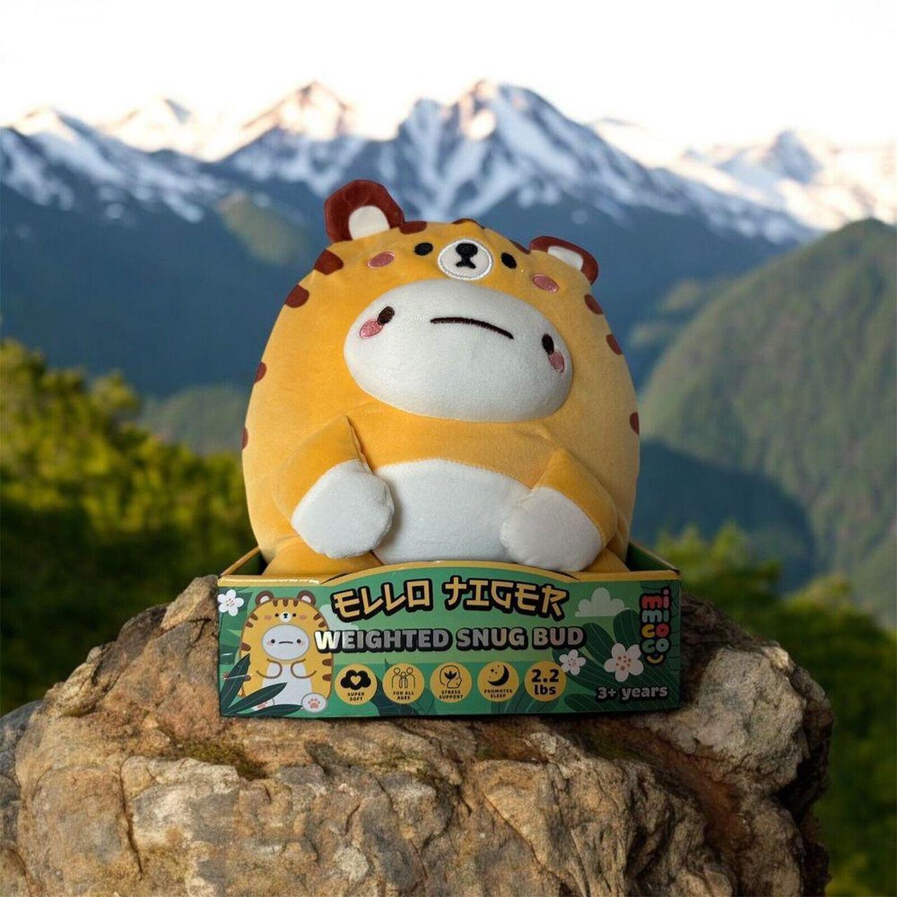 Mimicoco Weighted Snug Bud "Ello Tiger" Doll Plush... | Depop