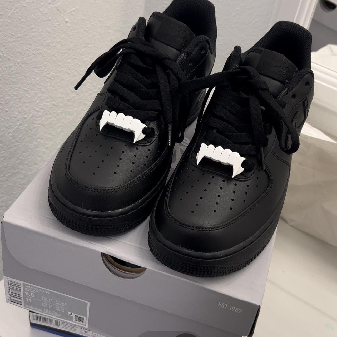 Vamp Fangs v1 teeth custom lace lock / charms one... - Depop