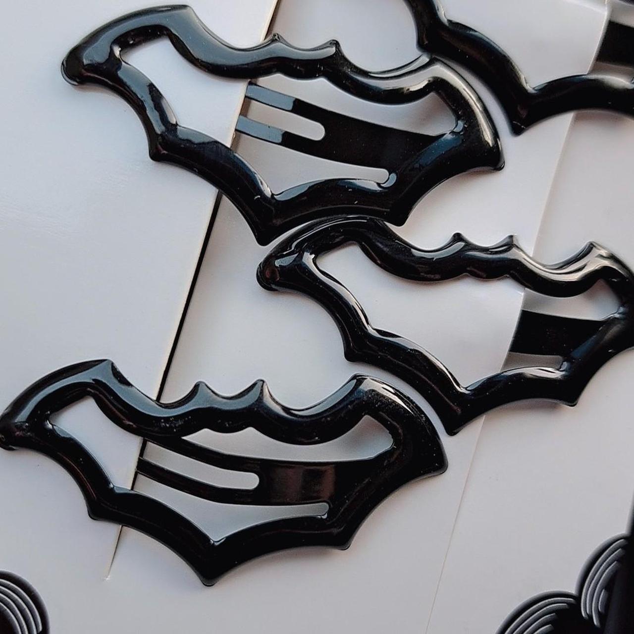🦇Gothy Bat Hair clips!🦇 ☆ ☆ ☆pack of 4 bat clips!... - Depop