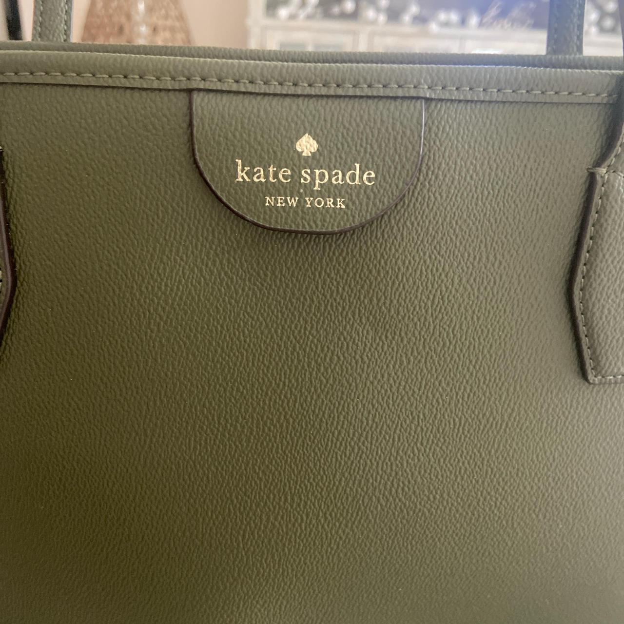 Green tote- designer imposter | Depop