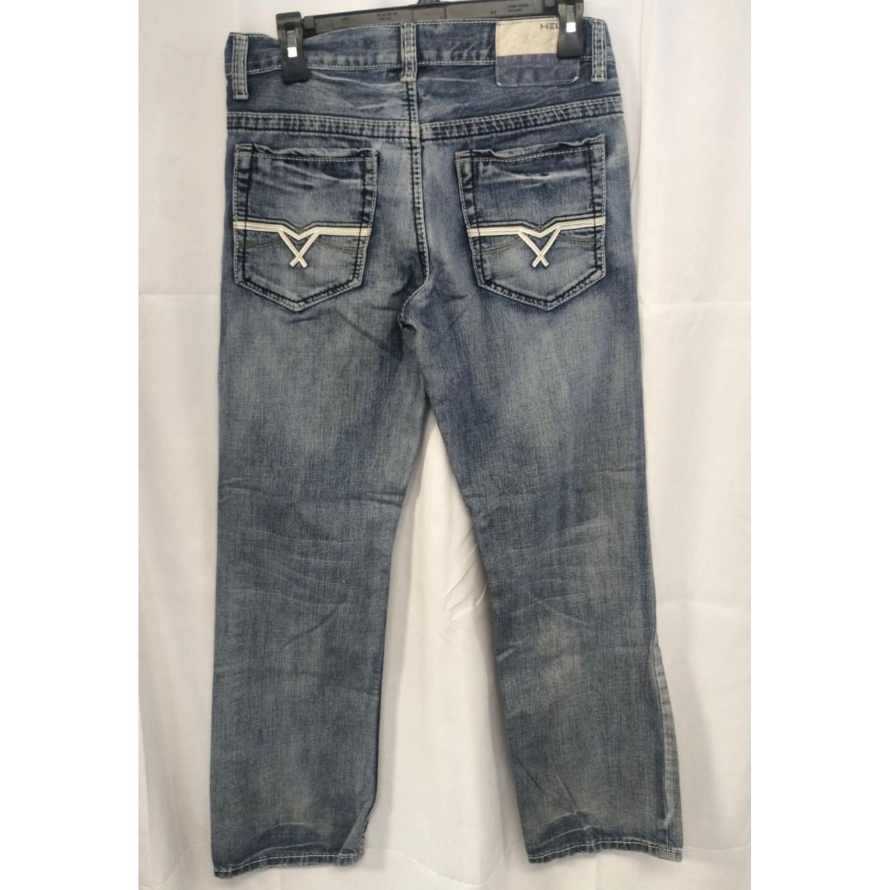 Helix Men's Blue Pant/Jeans/Slim Boot Size 29x30 SKU... - Depop