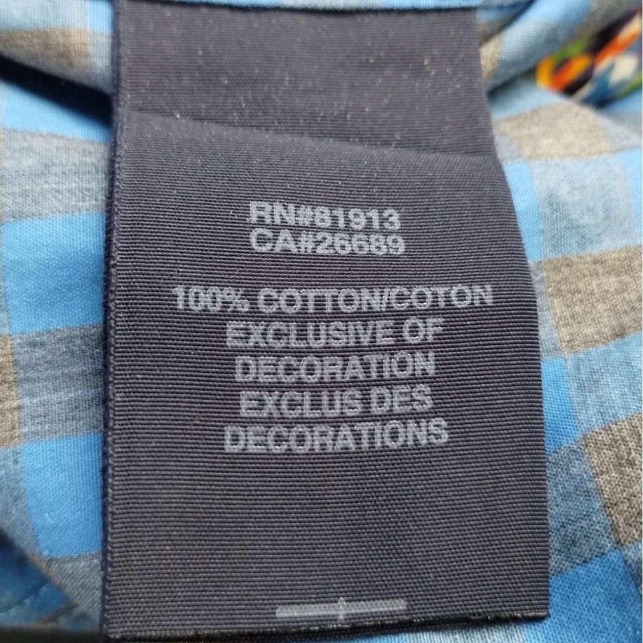 Robert Graham Men's Blue/Grey Shirt/Button Up/Long... - Depop