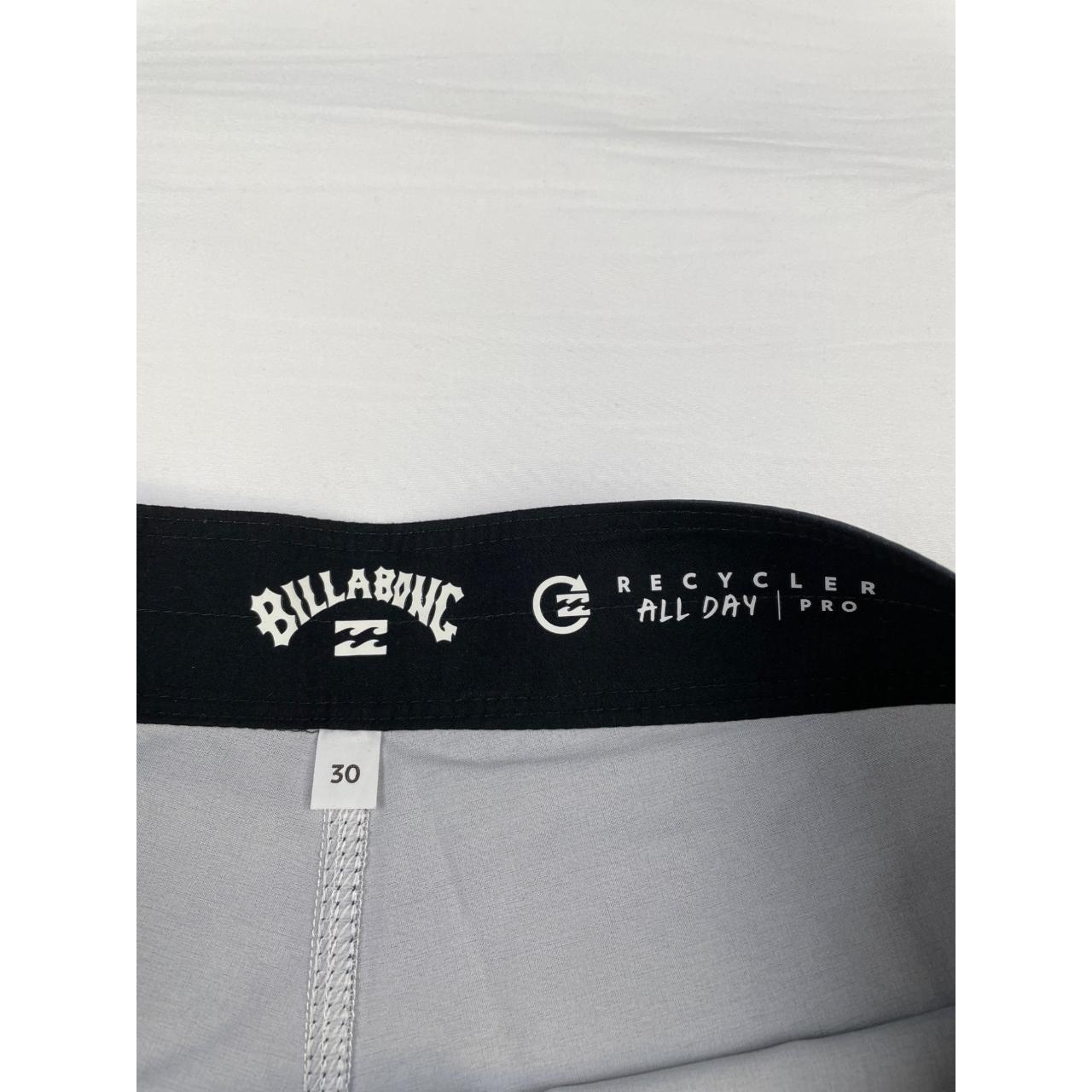 Billabong Men's Blue/Black Swimming Trunks/Shorts... - Depop