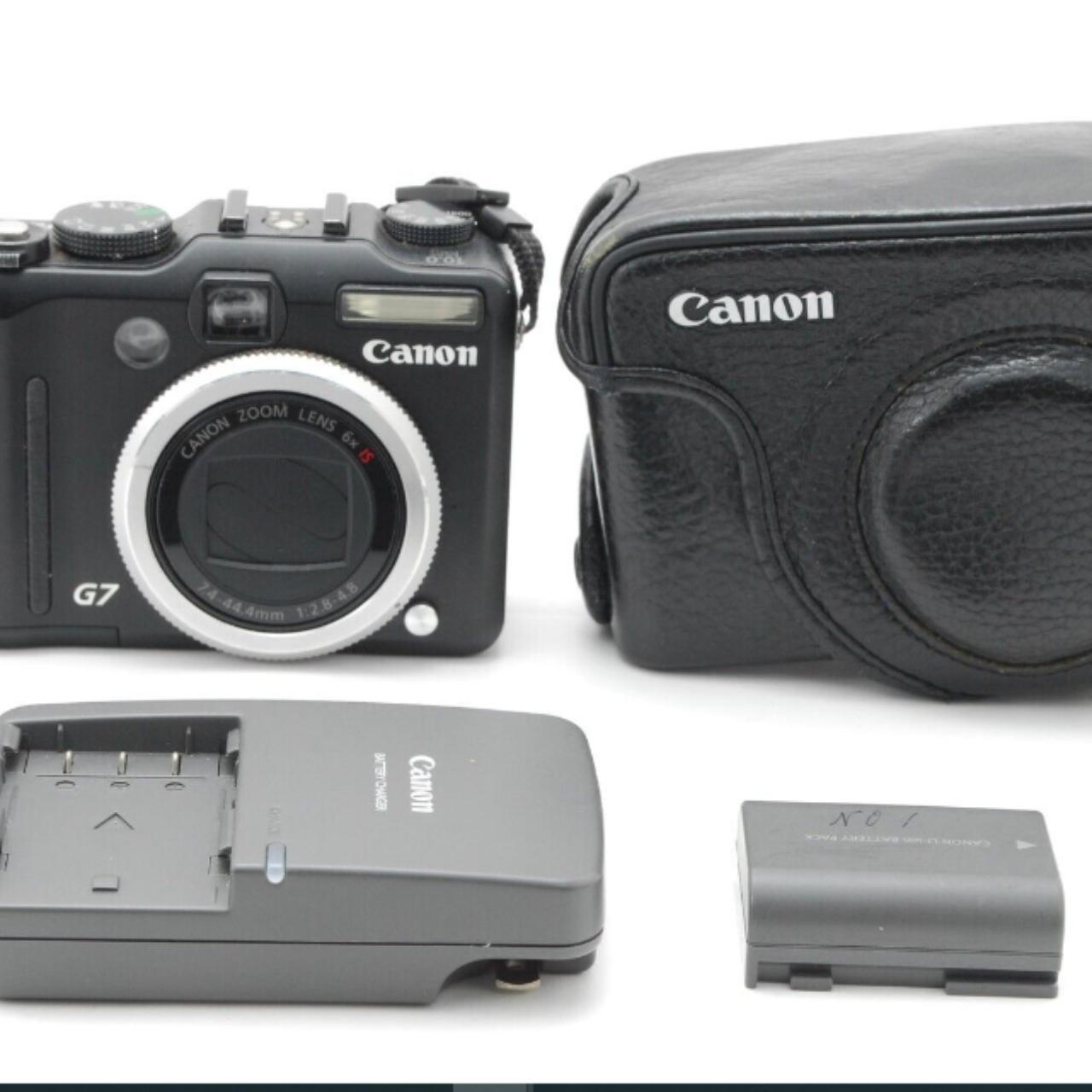 Canon PowerShot G7 10.0MP Digital Camera Black... - Depop