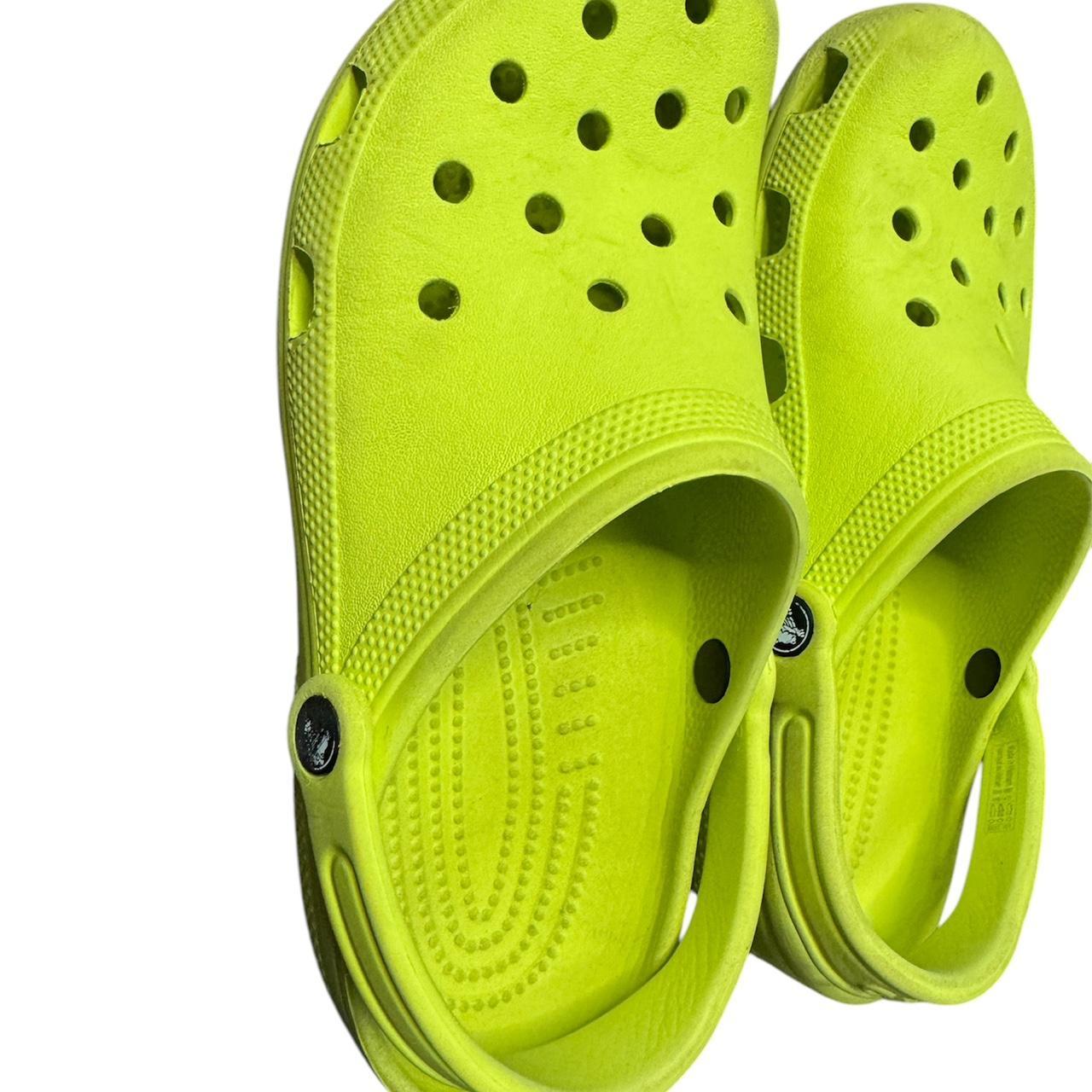 Lime green Crocs Classic Clog Size: men’s 9,... - Depop