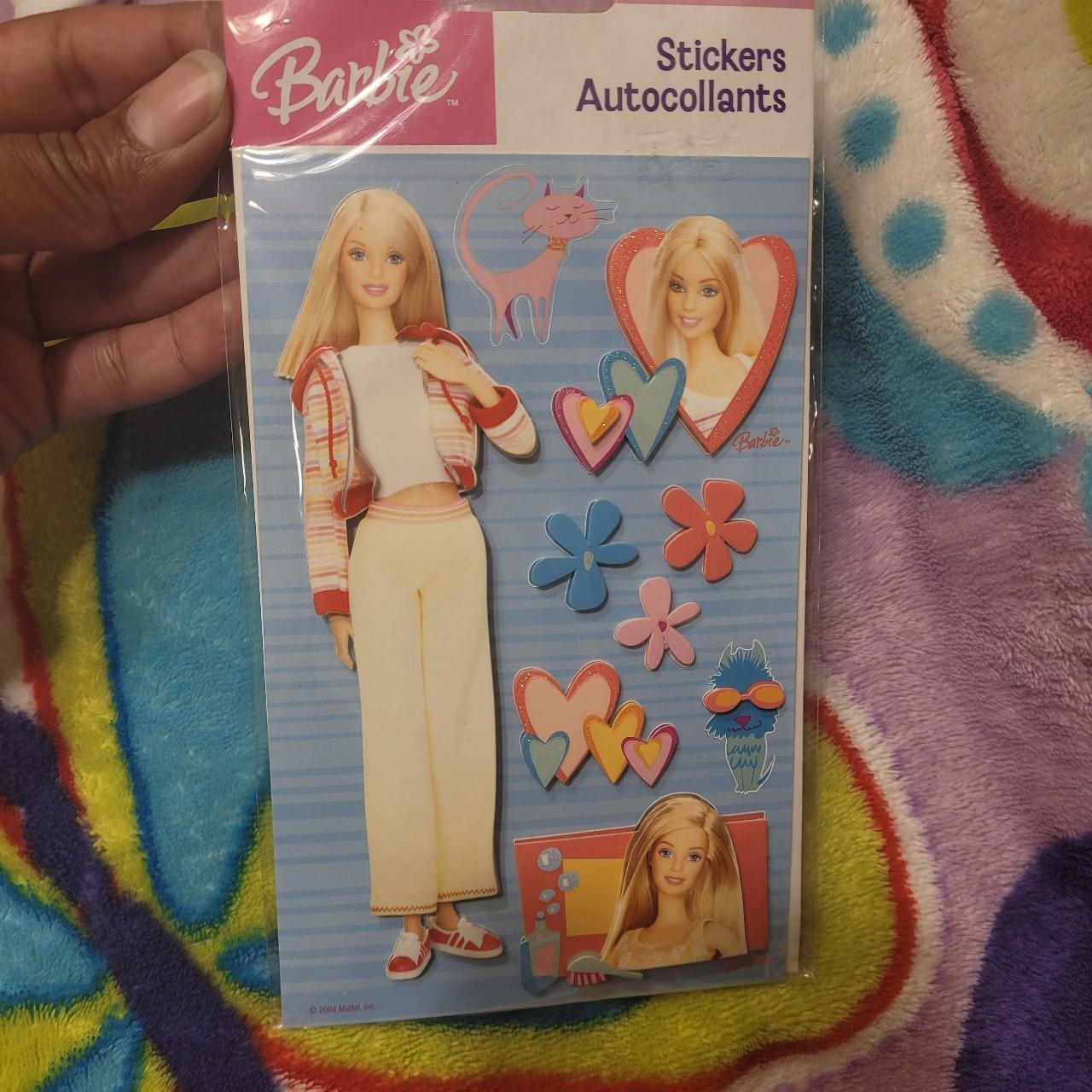Barbie stickers from 2004. Raised stickers. New in... - Depop