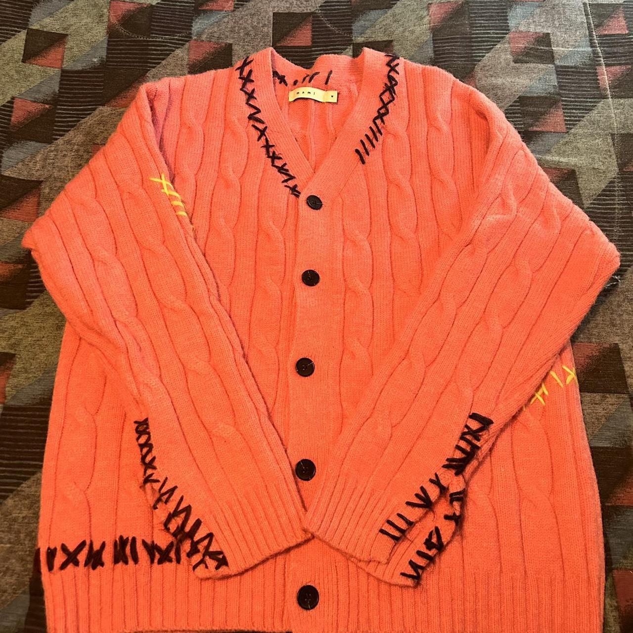 MNML LA cardigan “Marni” inspired in flamingo pink... - Depop