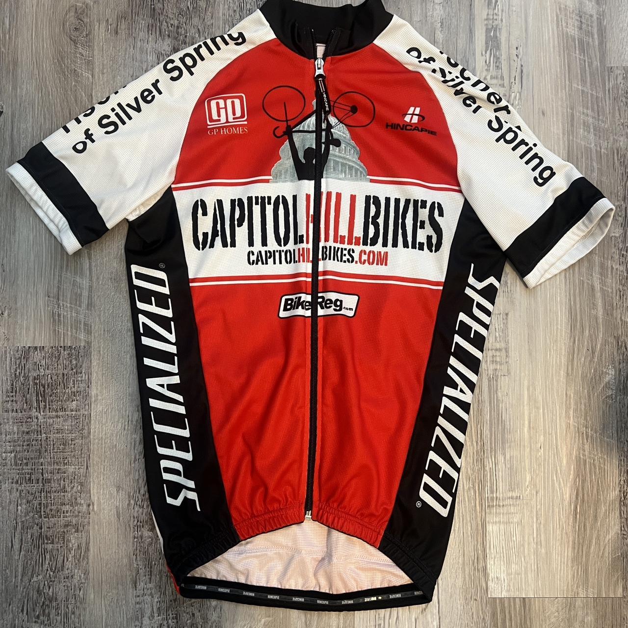 Bicycle Racing Cycling Full Zipper Jersey - Depop