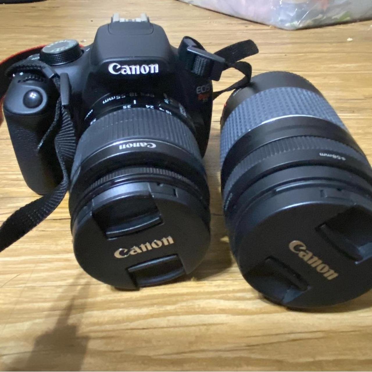 Canon Rebel T5 EOS 1200D Canon Rebel camera in... - Depop
