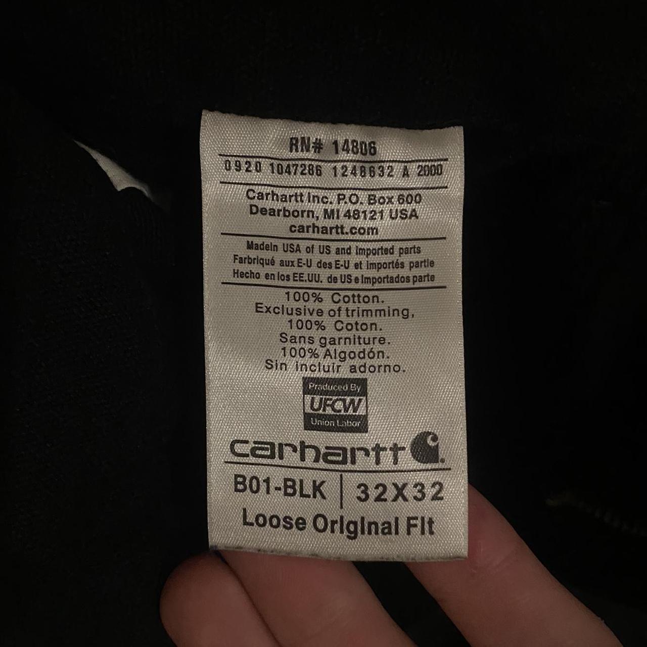 Carhartt WIP Double Knee Pant in Black Purchased... - Depop