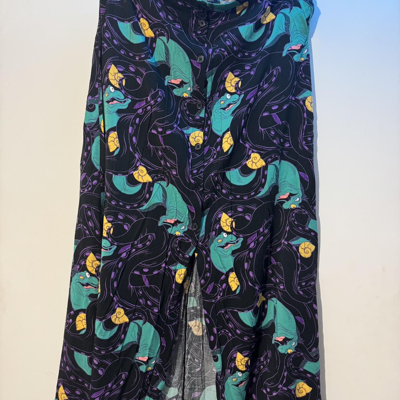 Ursula long button up skirt. Size md but fits a... - Depop