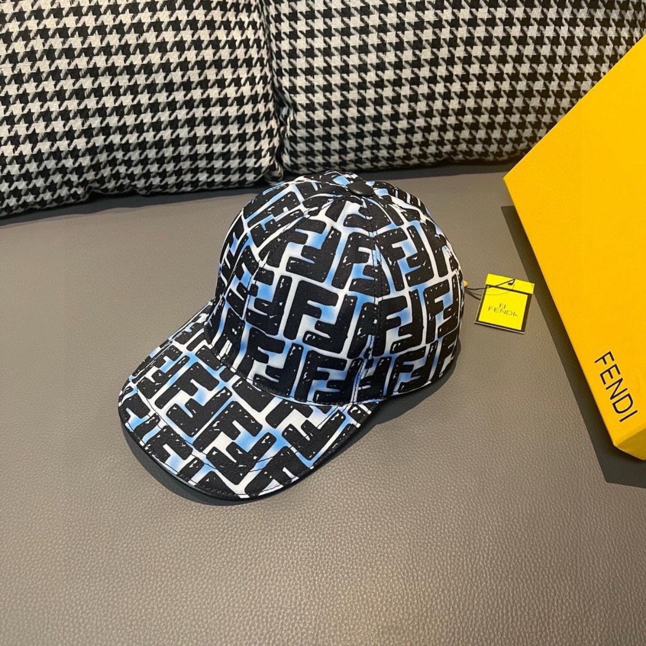 Fendi new single baseball cap, double F jacquard,... - Depop