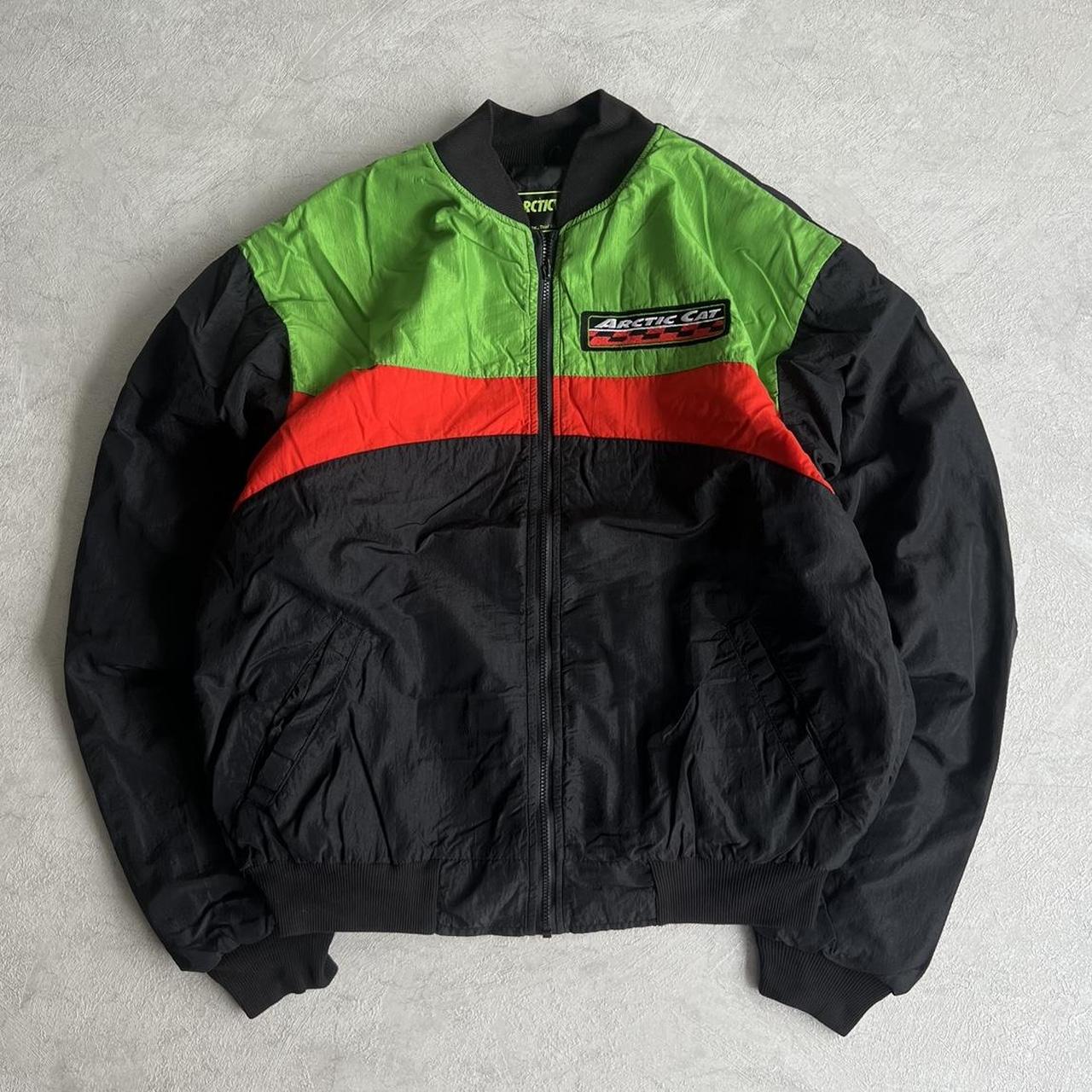VINTAGE ARTIC CAT RACING JACKET CHEST: 25” LENGTH :... - Depop