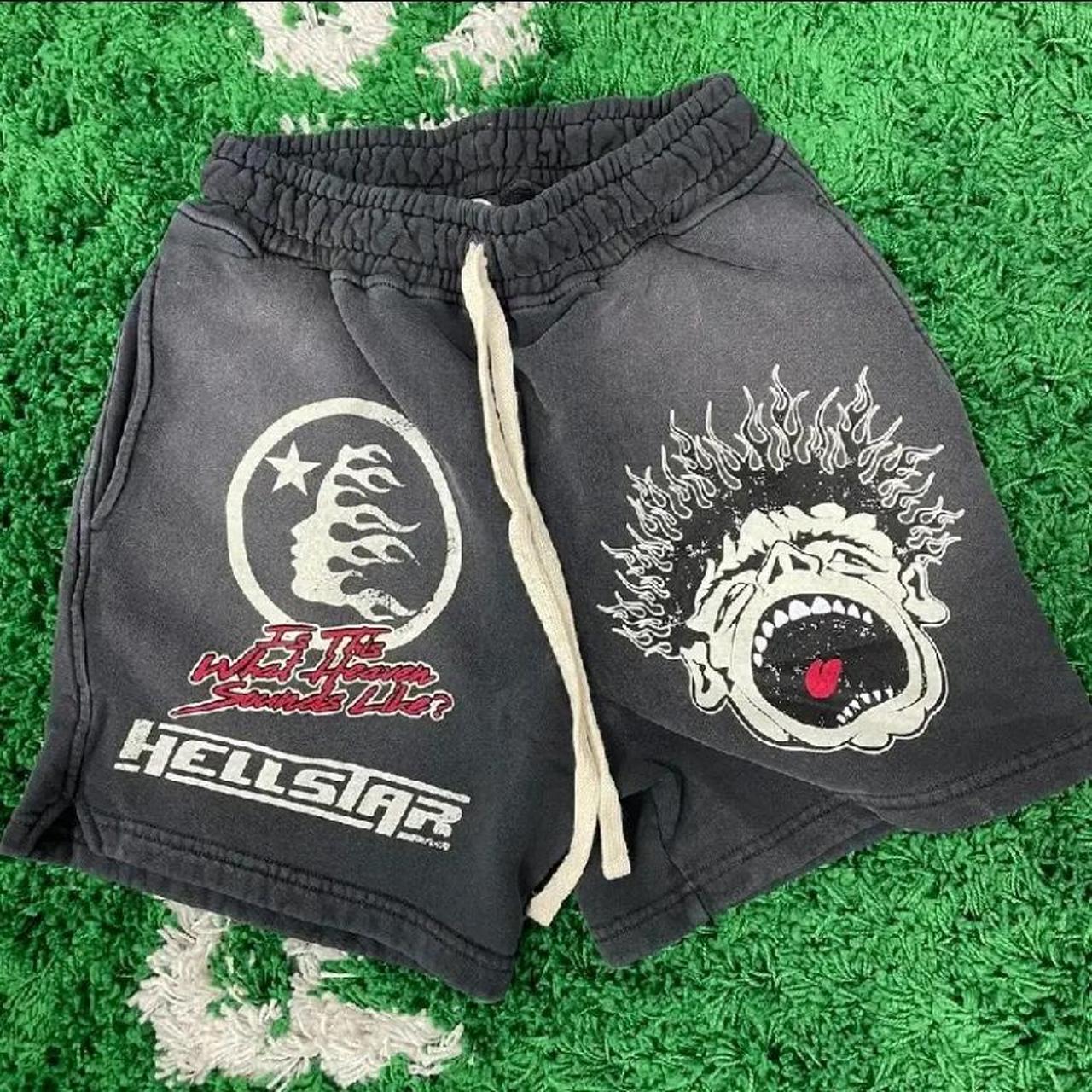 Hellstar Black Shorts - Depop