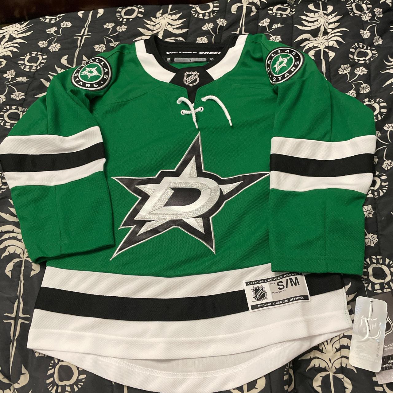 Dallas Stars green and white jersey #NHL - Depop