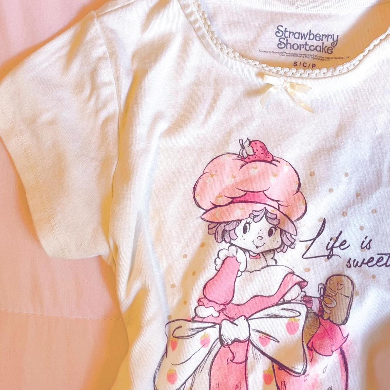 life is sweet strawberry shortcake shirt ! 🎀🍰 cute... - Depop