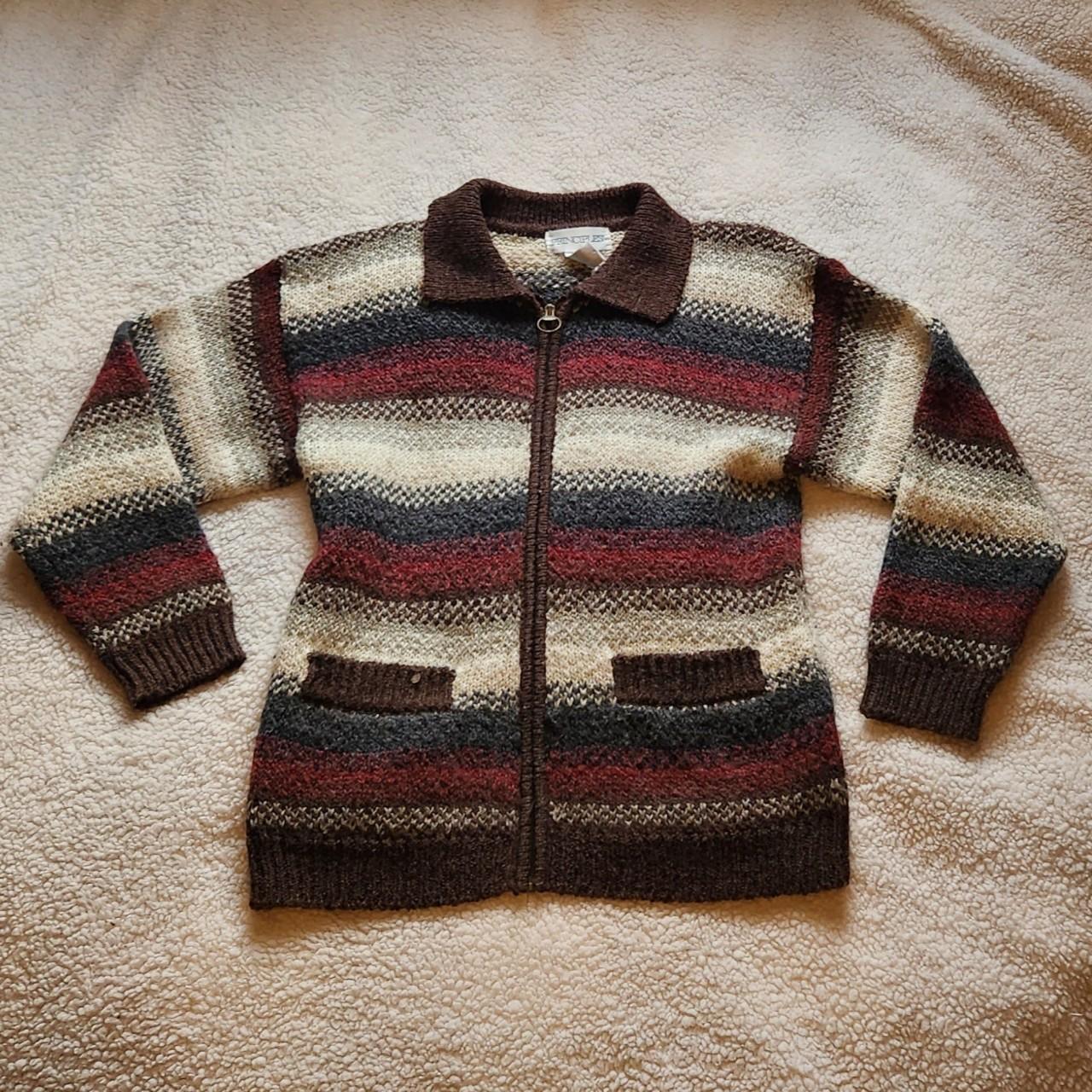 🍁 Cottagecore brown sweater. Perfect for the fall... - Depop