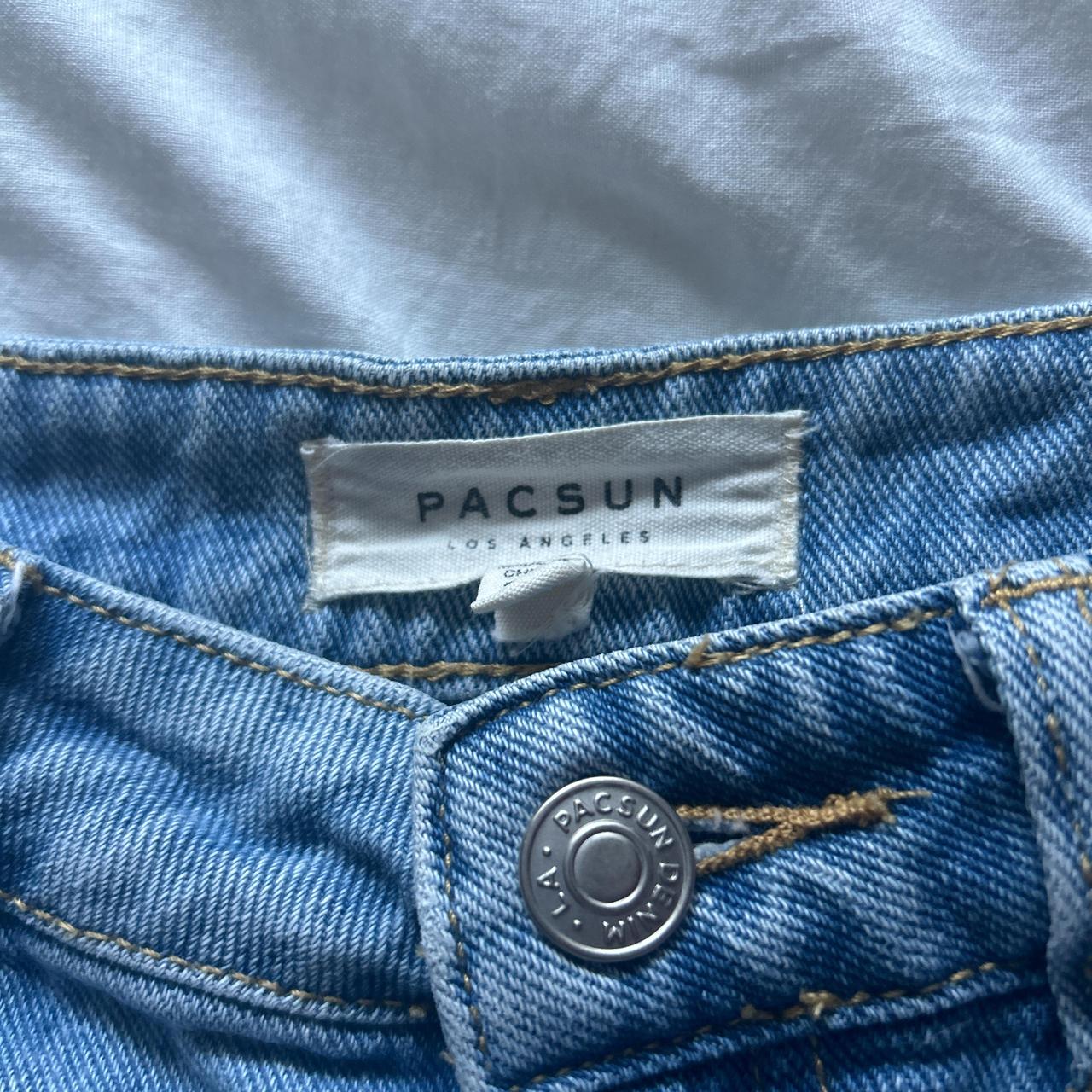 cute cozy fall pacsun denim skirt, love not does not... - Depop