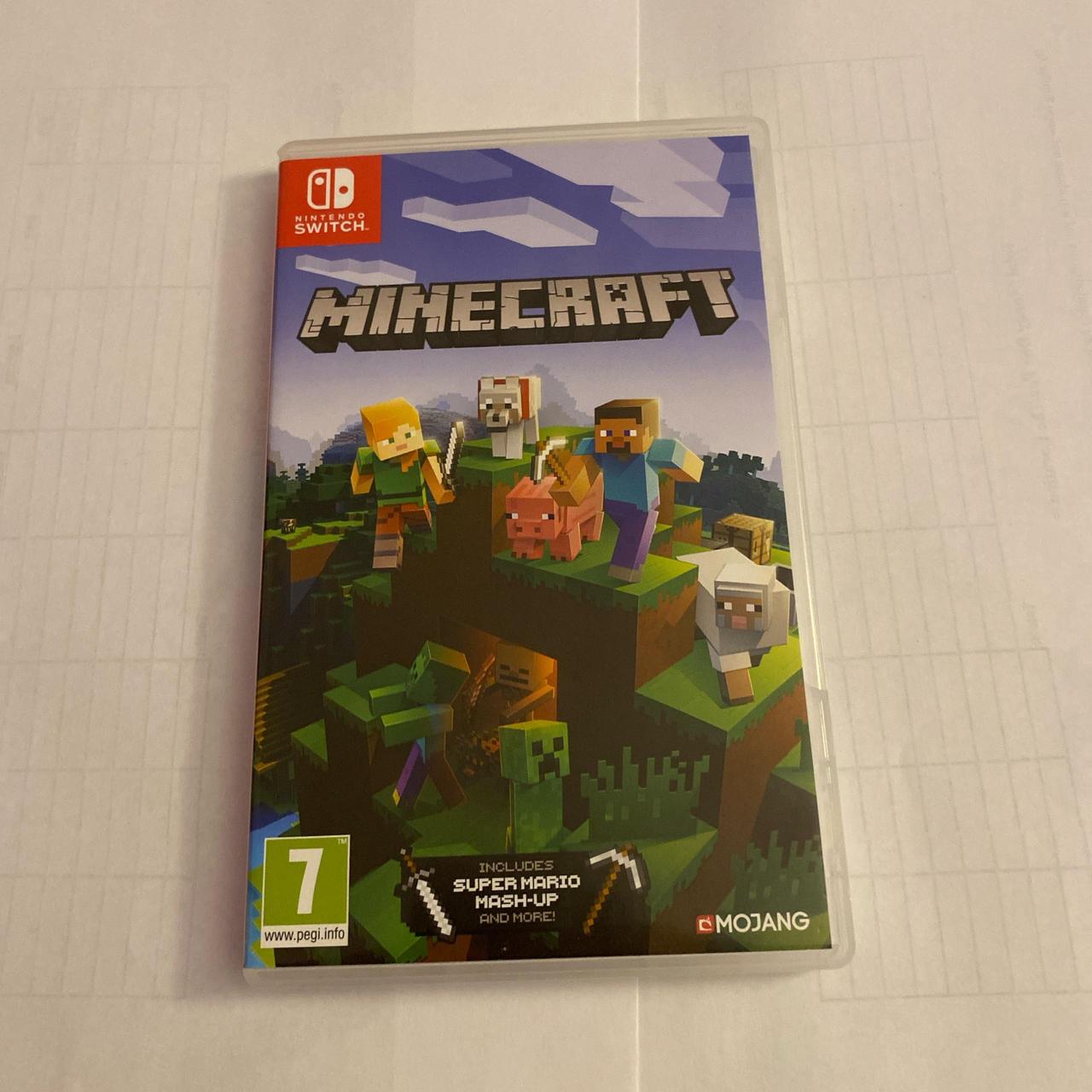 Minecraft Nintendo Switch Game with Game and Case - Depop