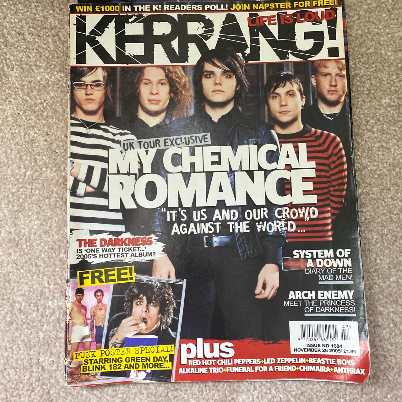 My chemical romance magazine Nov 2005 VERY RARE!!... - Depop