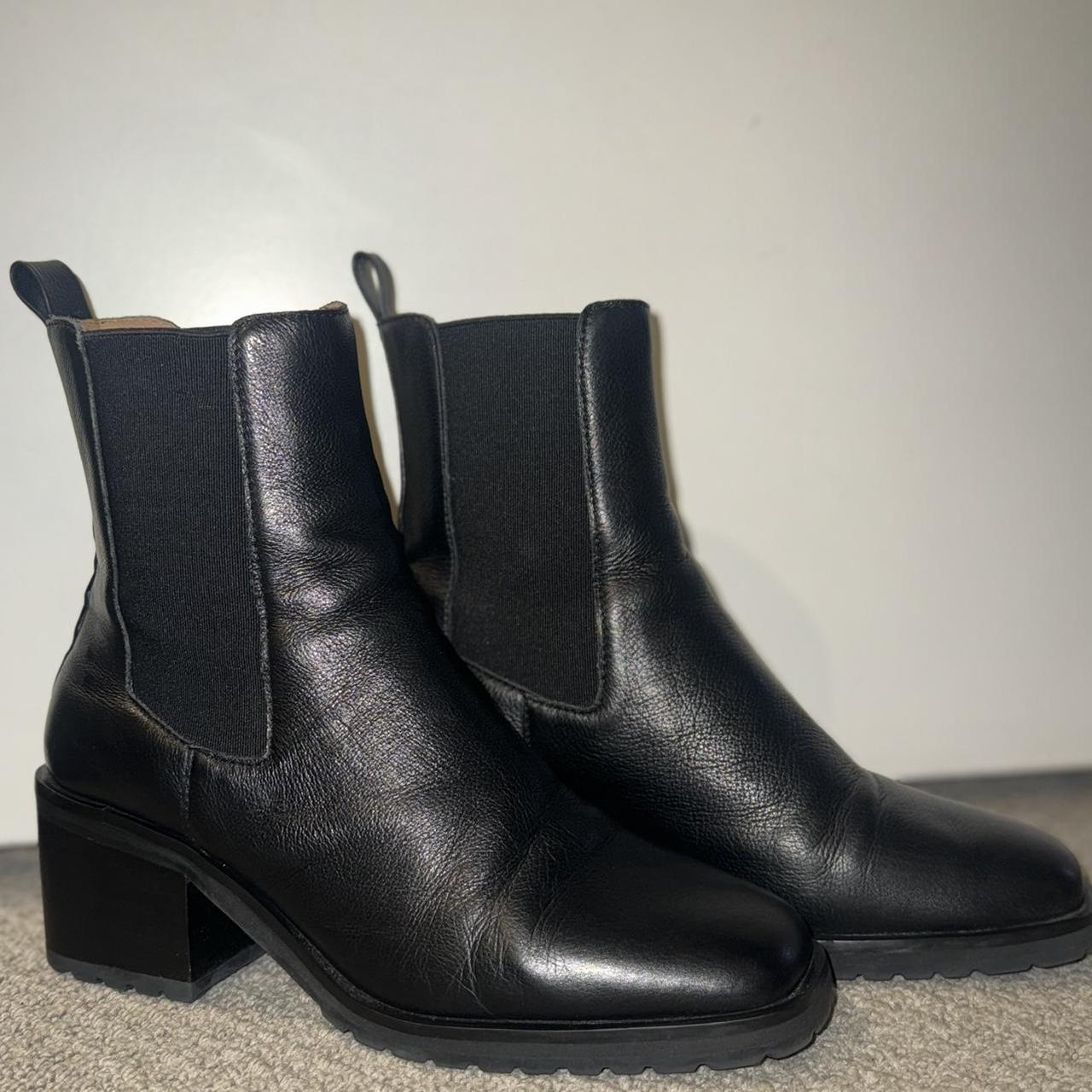 Jo Mercer Harley Mid Ankle Leather boots. Size 38.... - Depop