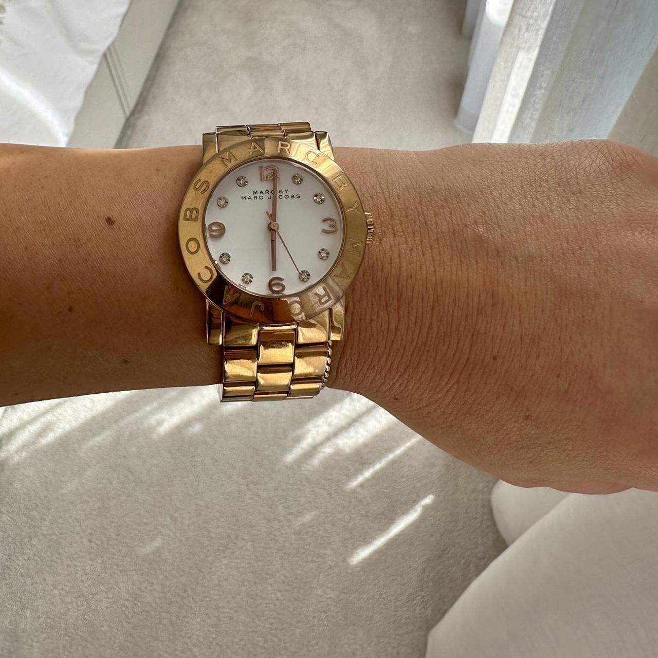 Marc Jacobs MBM3077 Ladies AMY Rose Gold Watch -... | Depop