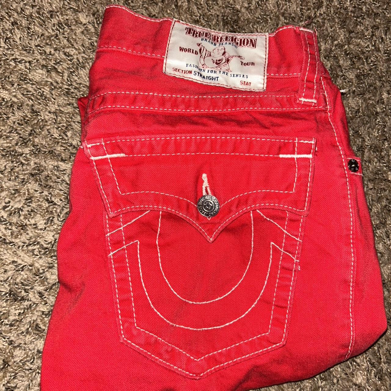 RB3 Real Toothtaker Denim.!!😤🩸 GRAIL😧 tagged 31 Red... | Depop