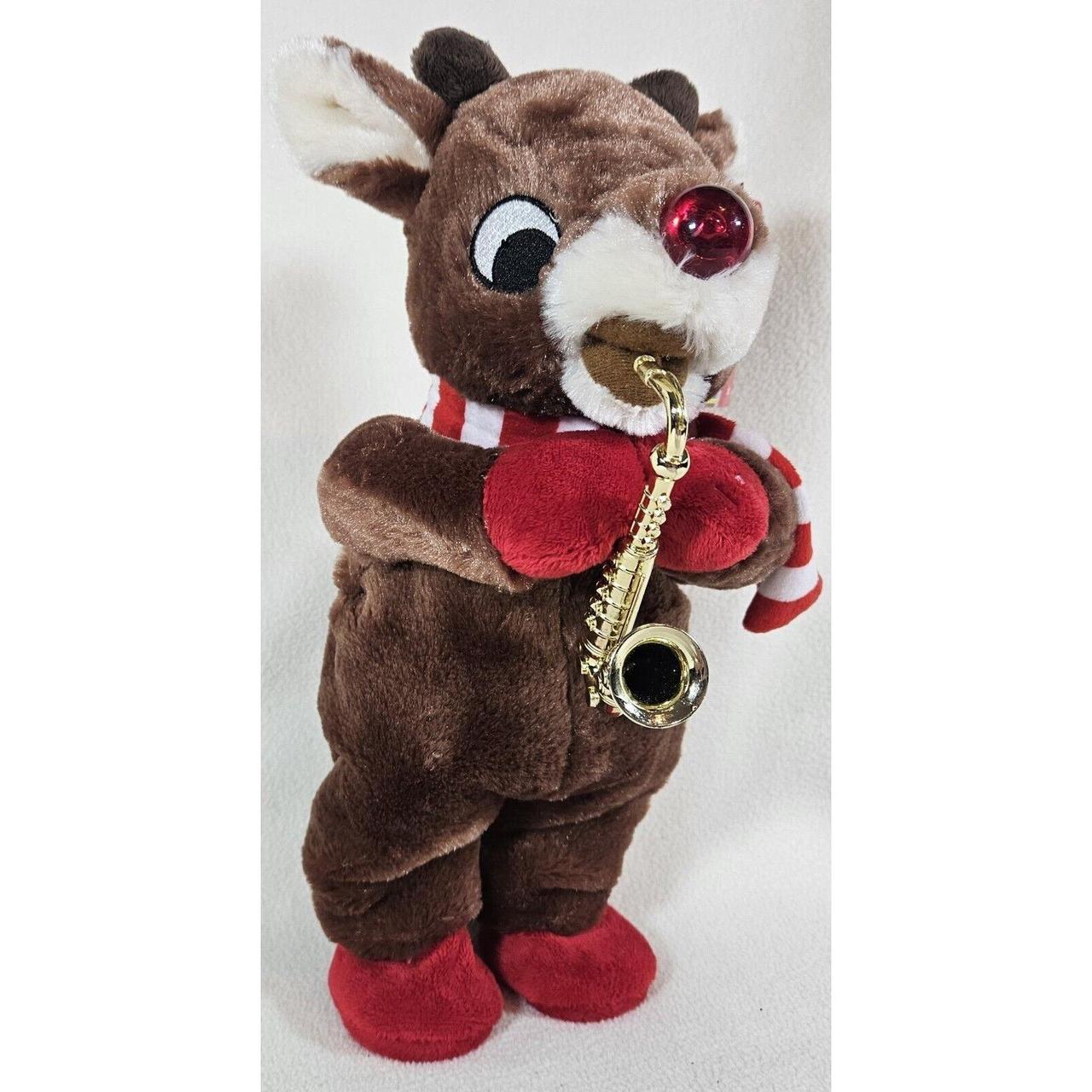 Dan Dee RUDOLPH Animated Musical Light Up Plush... | Depop