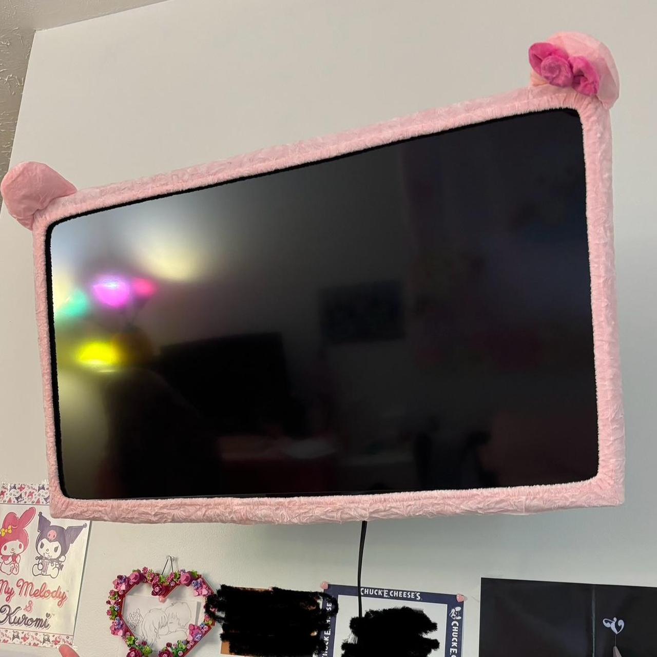 kawaii hello kitty monitor cover! fits 22”-34”... - Depop