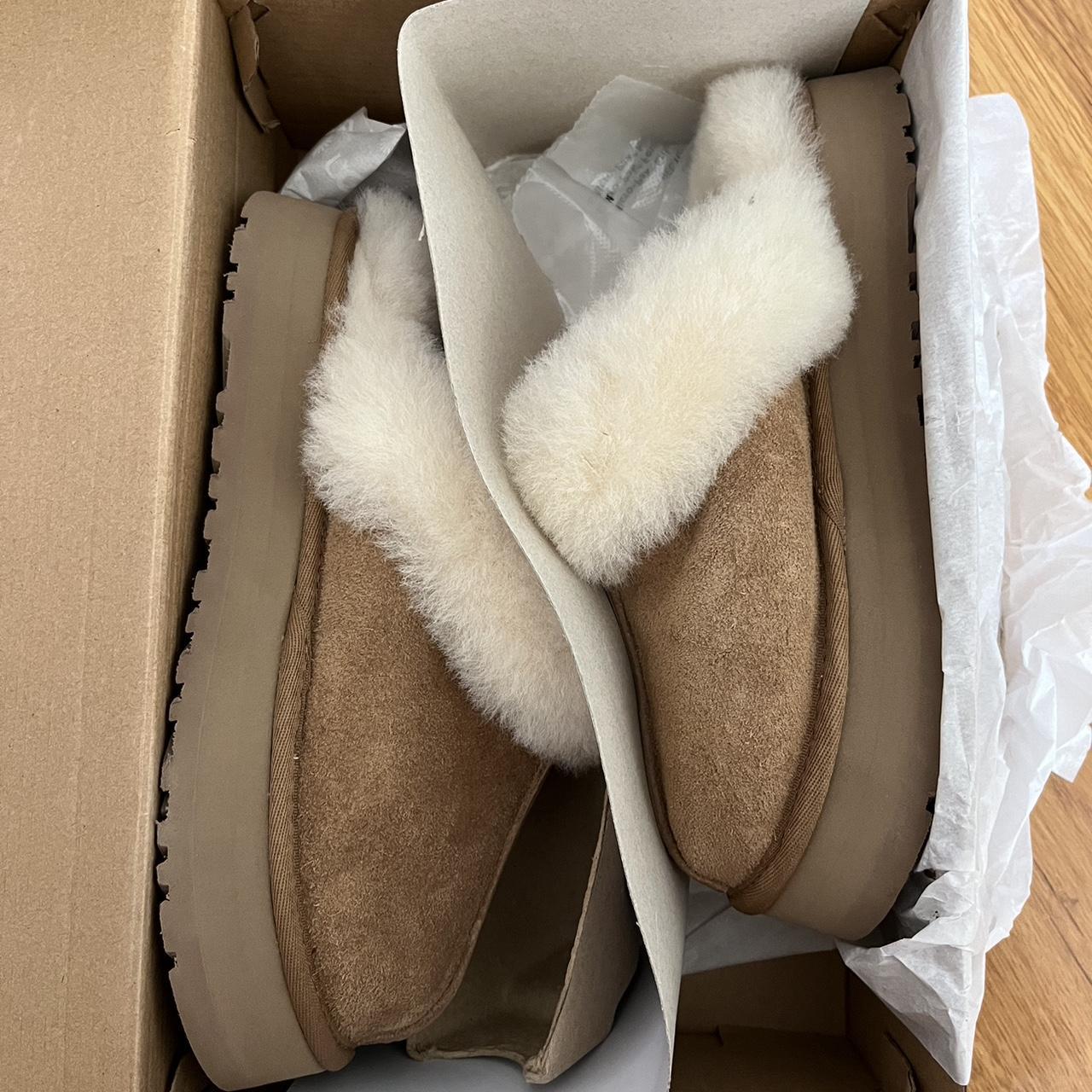 BRAND NEW!! Ugg platform slippers size 8 in... - Depop