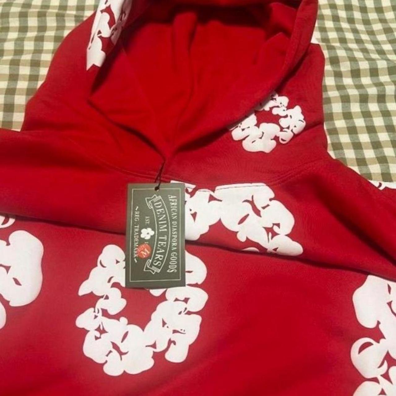 Denim tears color red run in all sizes! - Depop