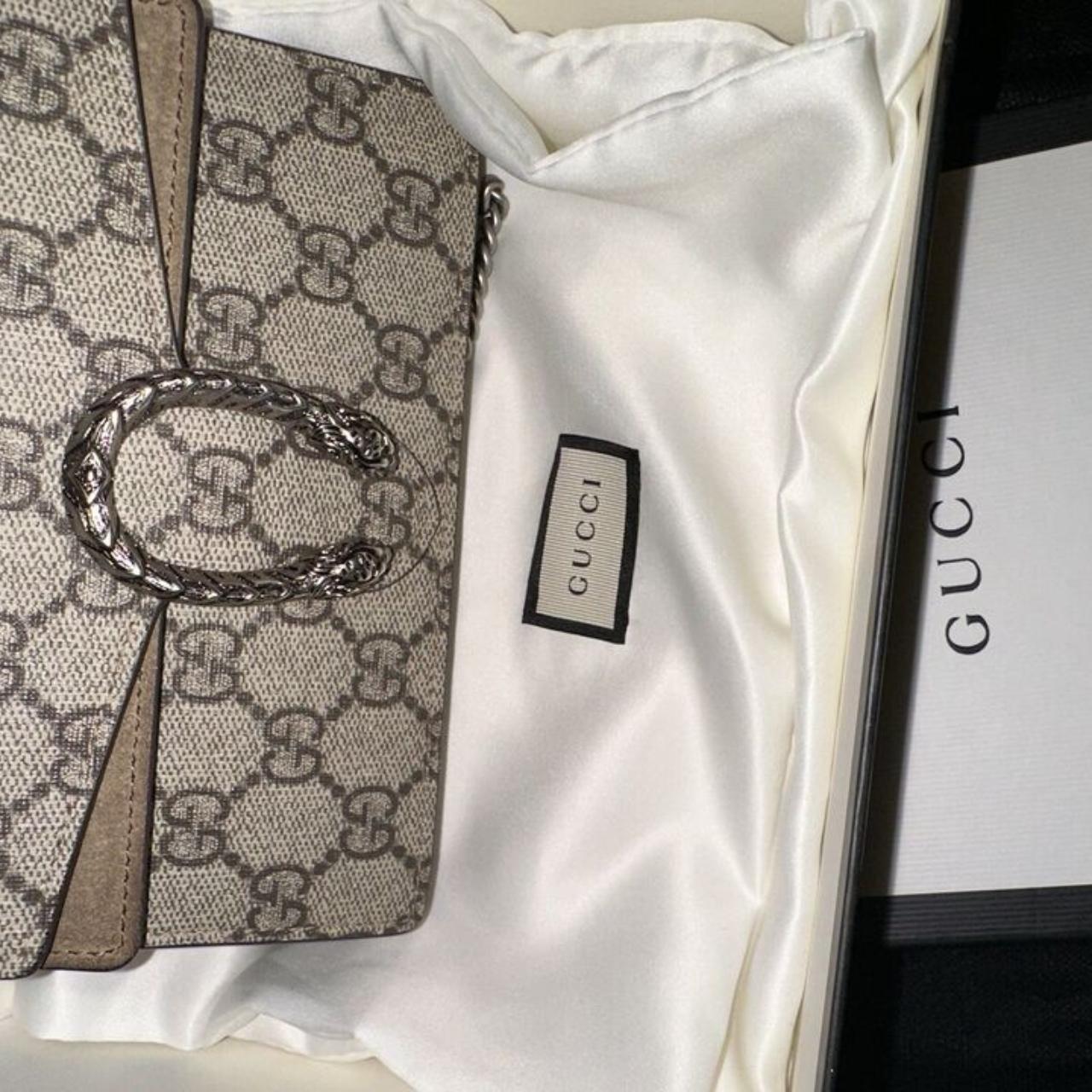 Gucci Dionysus Leather Super Mini Bag GC Supreme - Depop