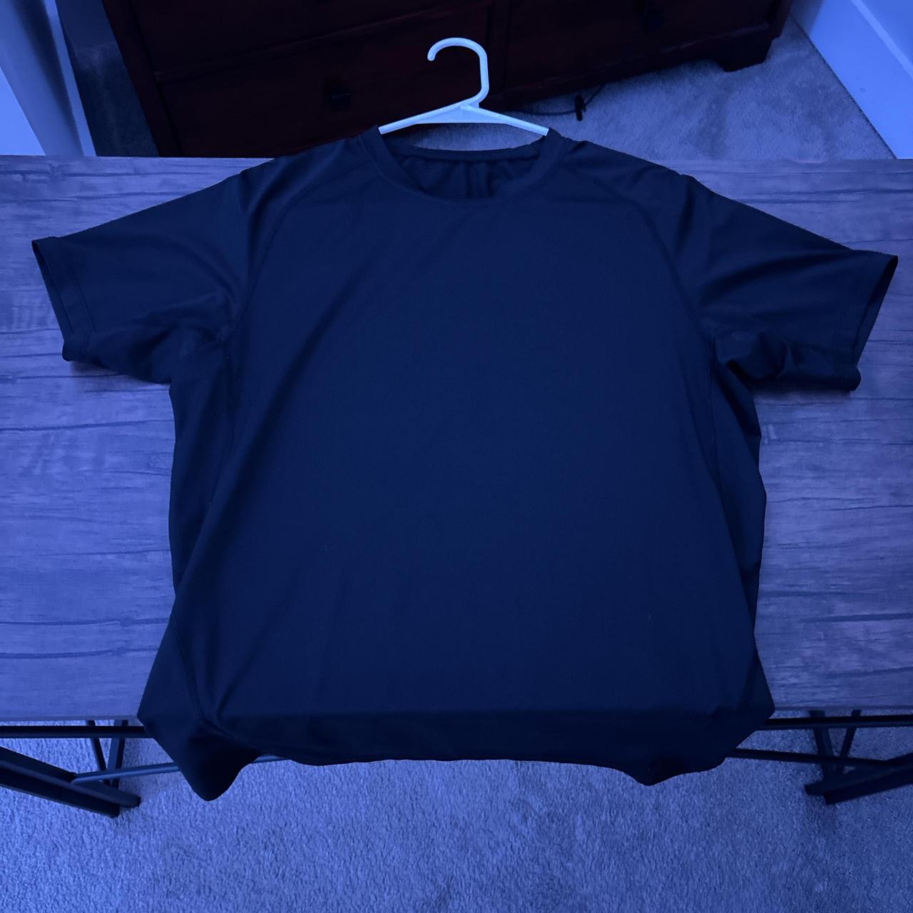 Plain Black compression shirt - Depop